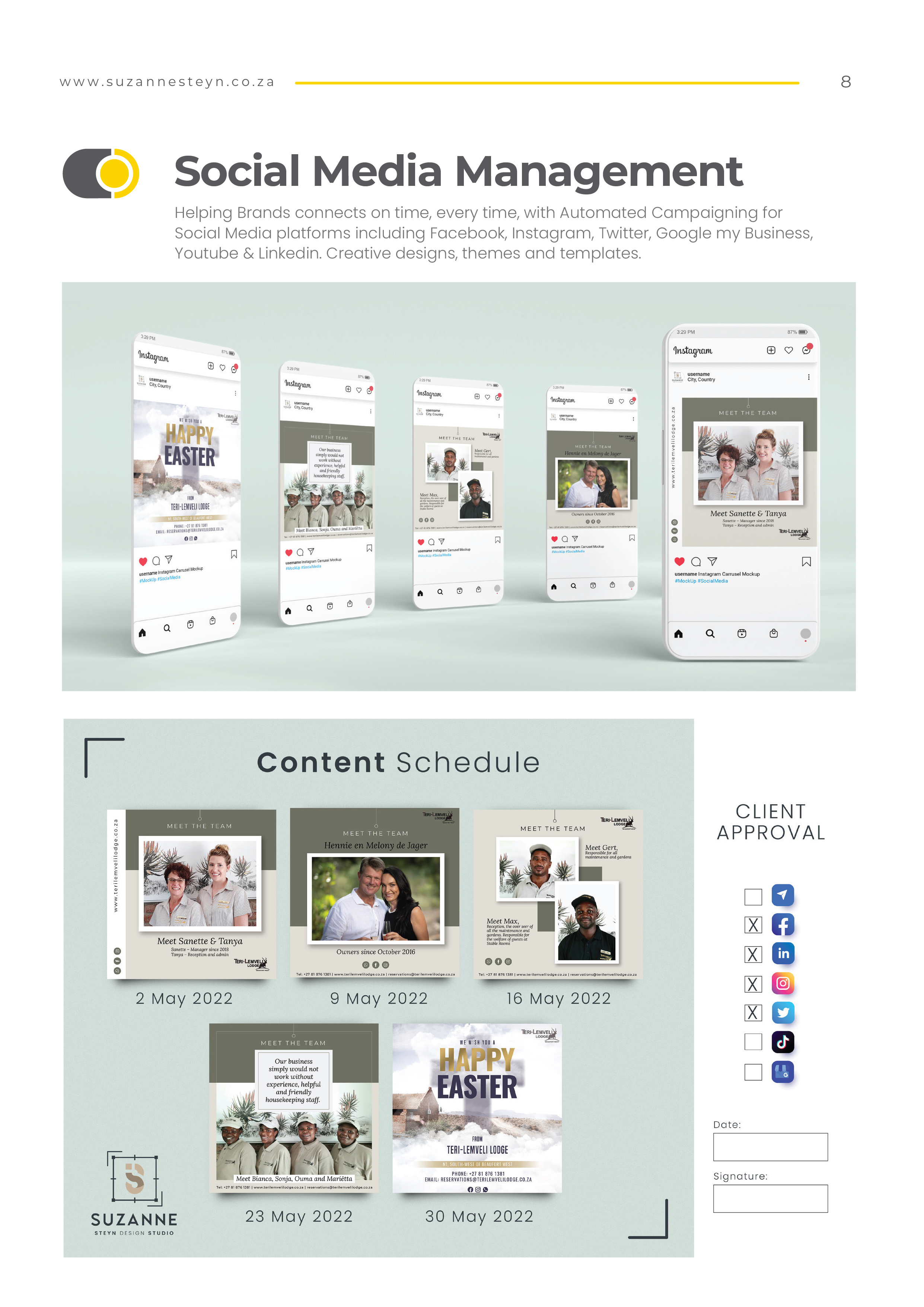 Company Brochure 2026 by Suzanne Steyn on Dribbble