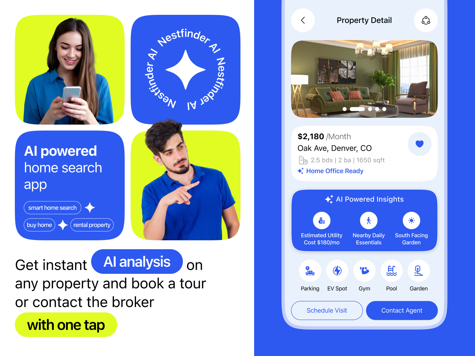 Real Estate App UI: AI-Powered Home Finder by MQoS UI/UX for MultiQoS ...