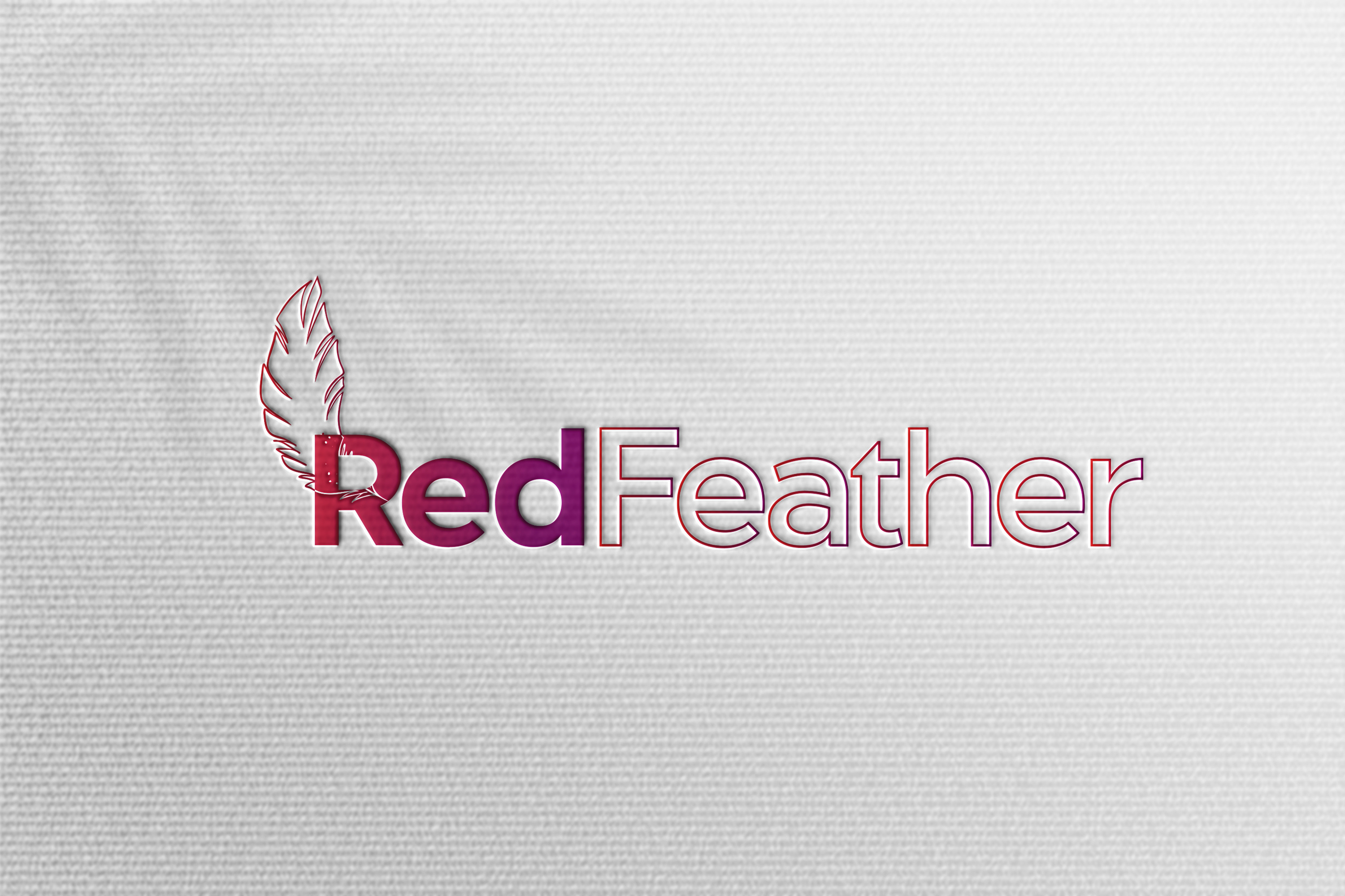 Red Feather Logo Concept Design by Ciesto Solutions on Dribbble