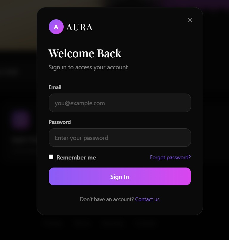 🔮AURA - Luxury of Wealth by Alex Wilson on Dribbble