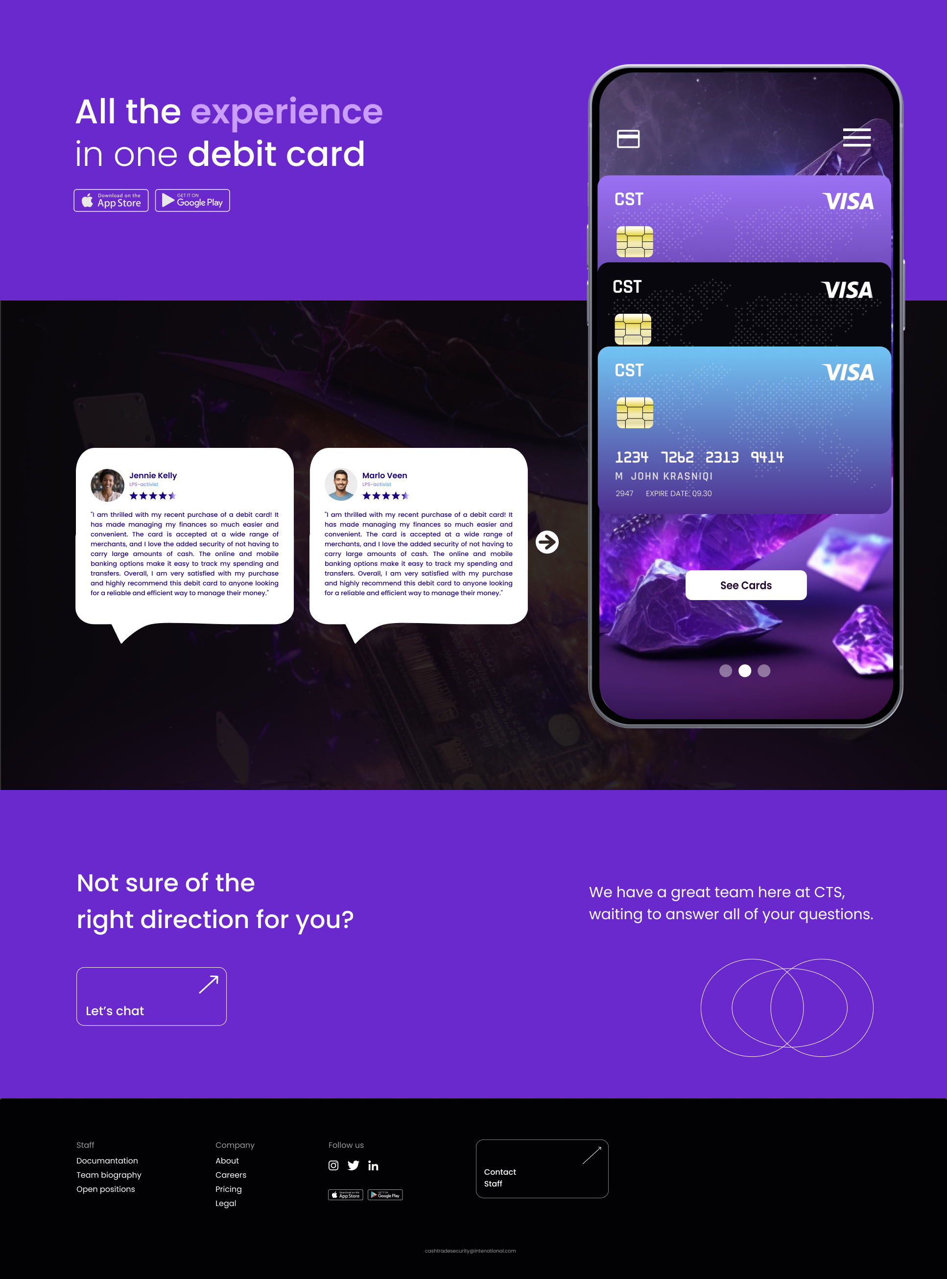 CST Debit Card Project by Andiola Rama on Dribbble