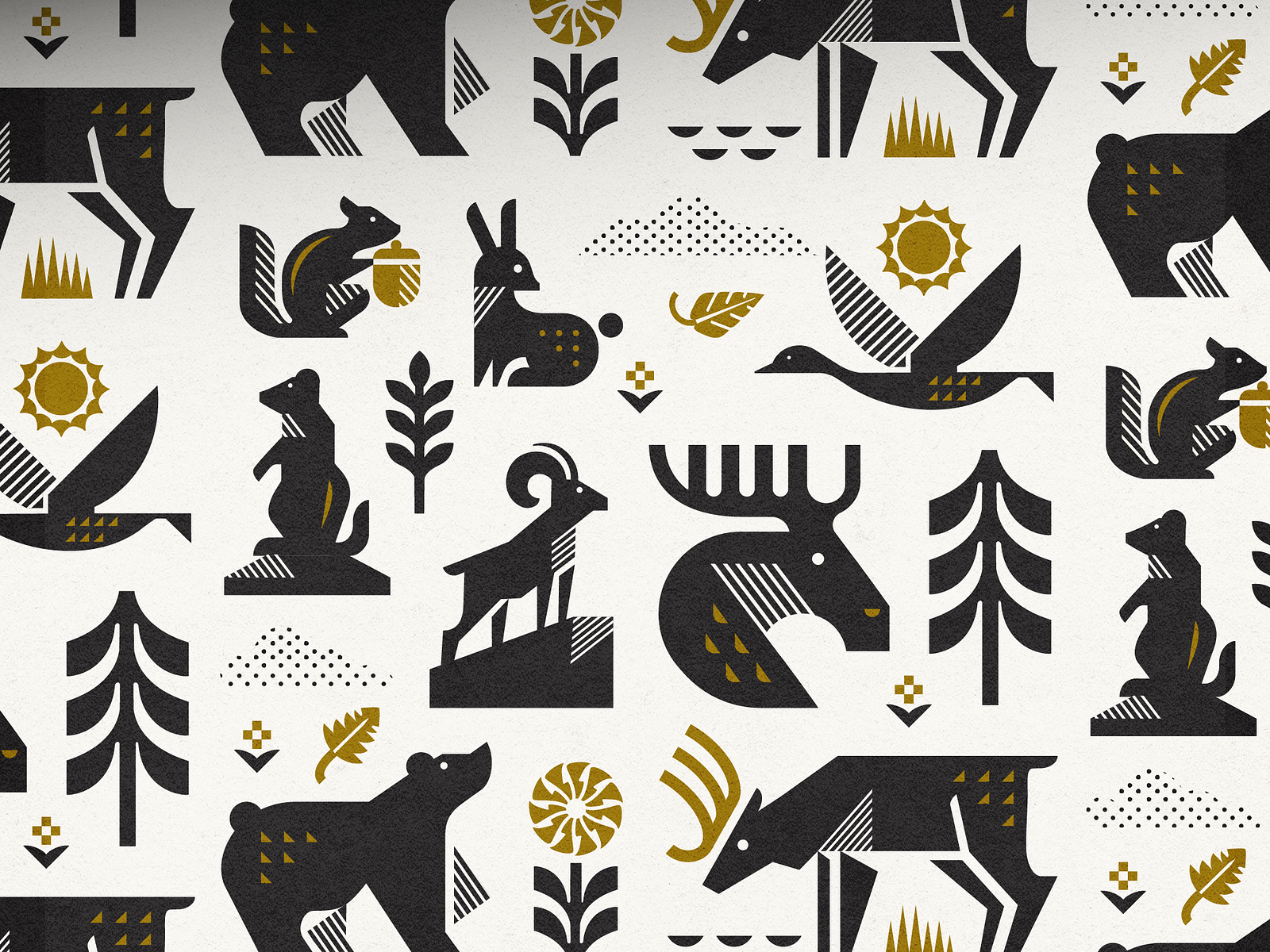 Geometric Animals by Rachel Gillespie (Seer Design Co.) on Dribbble