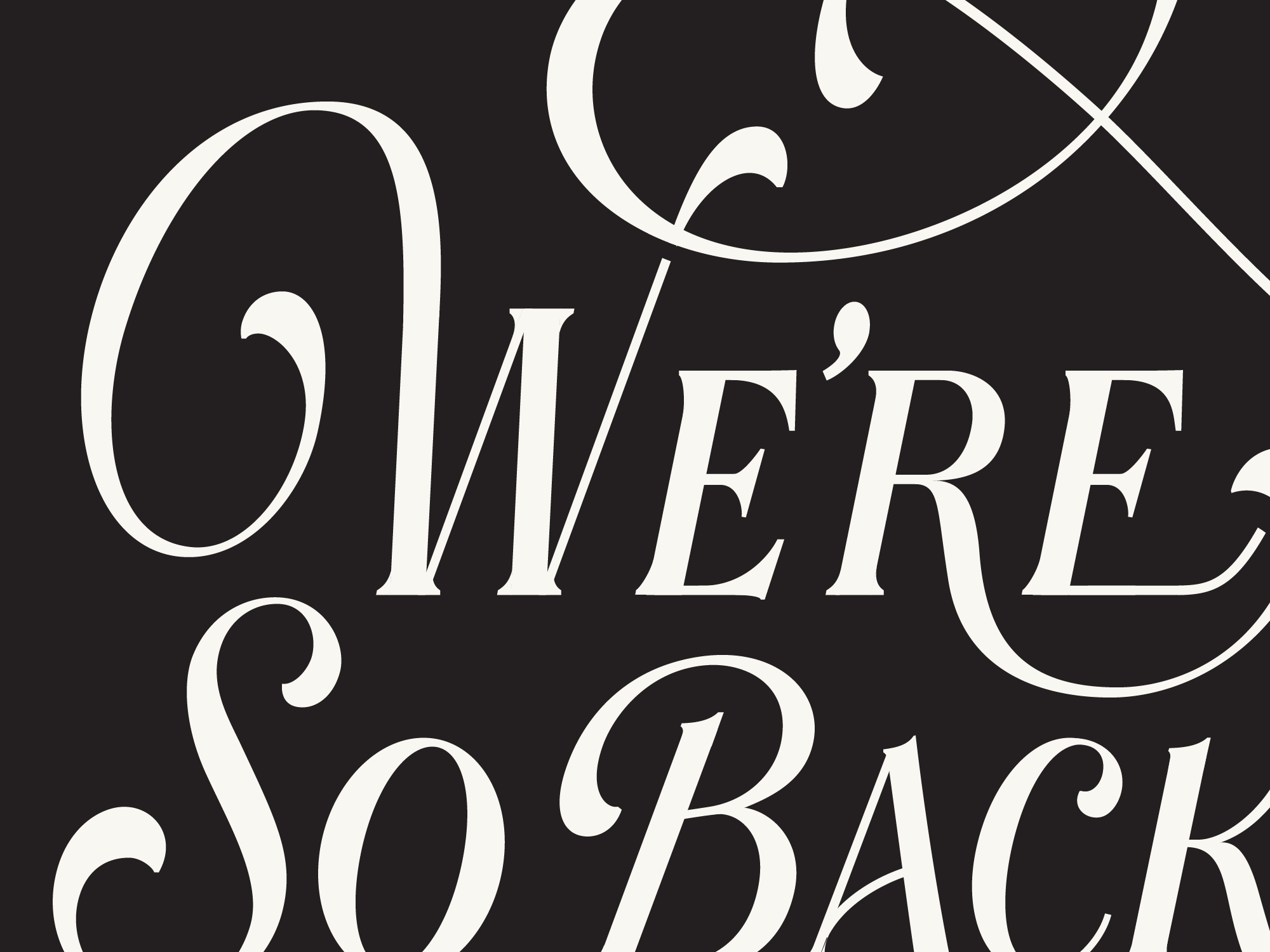 We're So Back by Rachel Gillespie (Seer Design Co.) on Dribbble
