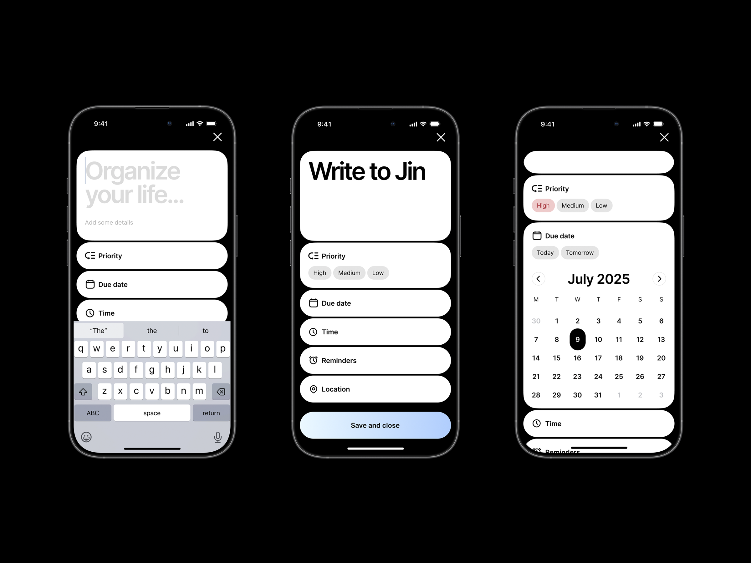 Task Management App - Creating the task by Anastasia Ivanova on Dribbble