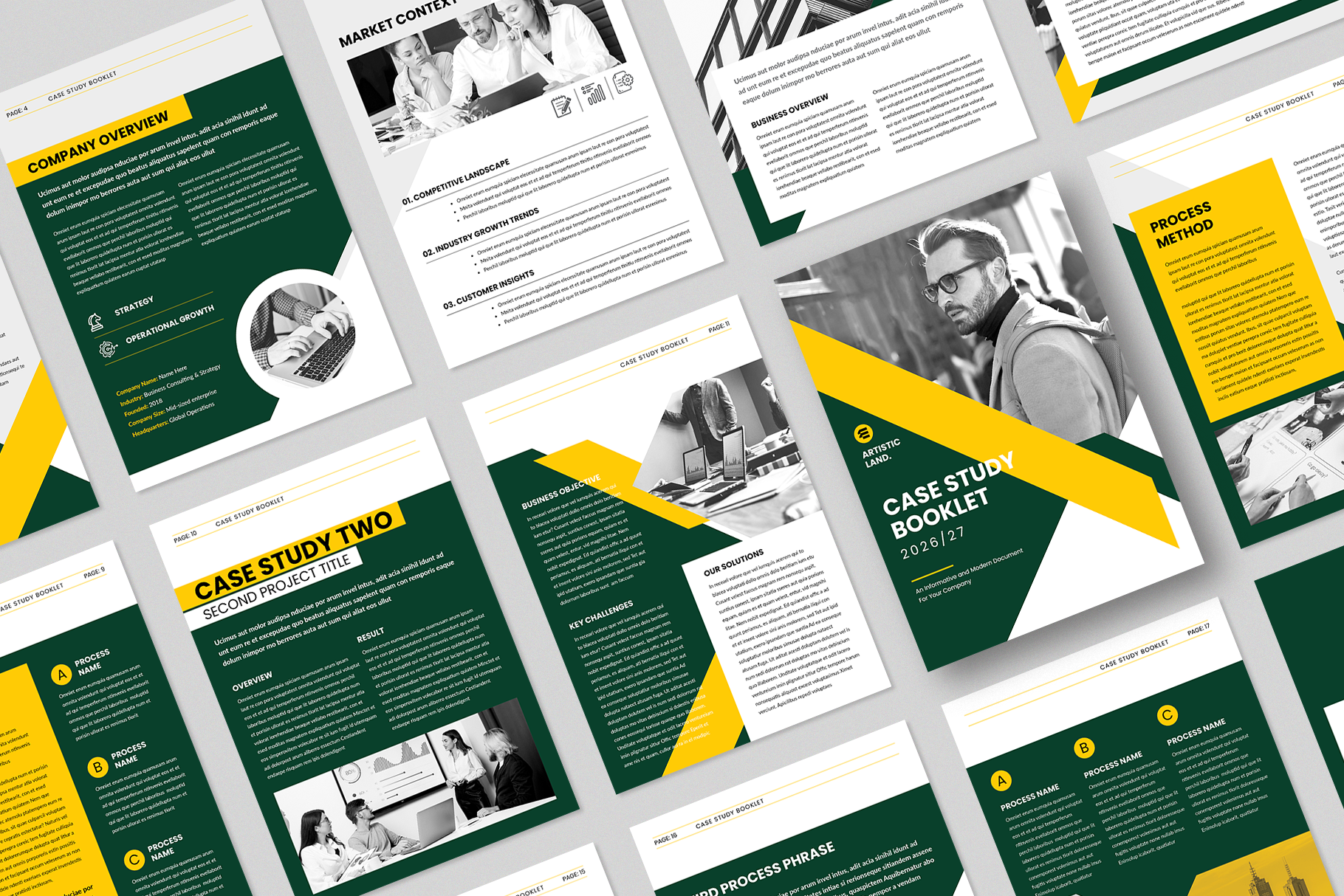 Case Study Booklet by Md Salauddin on Dribbble