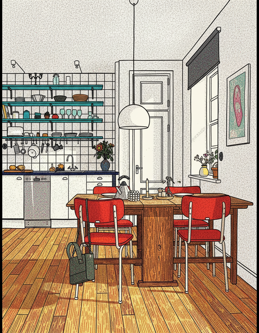 Interior Design - Illustrated by Nooshin Firoozbakhsh on Dribbble