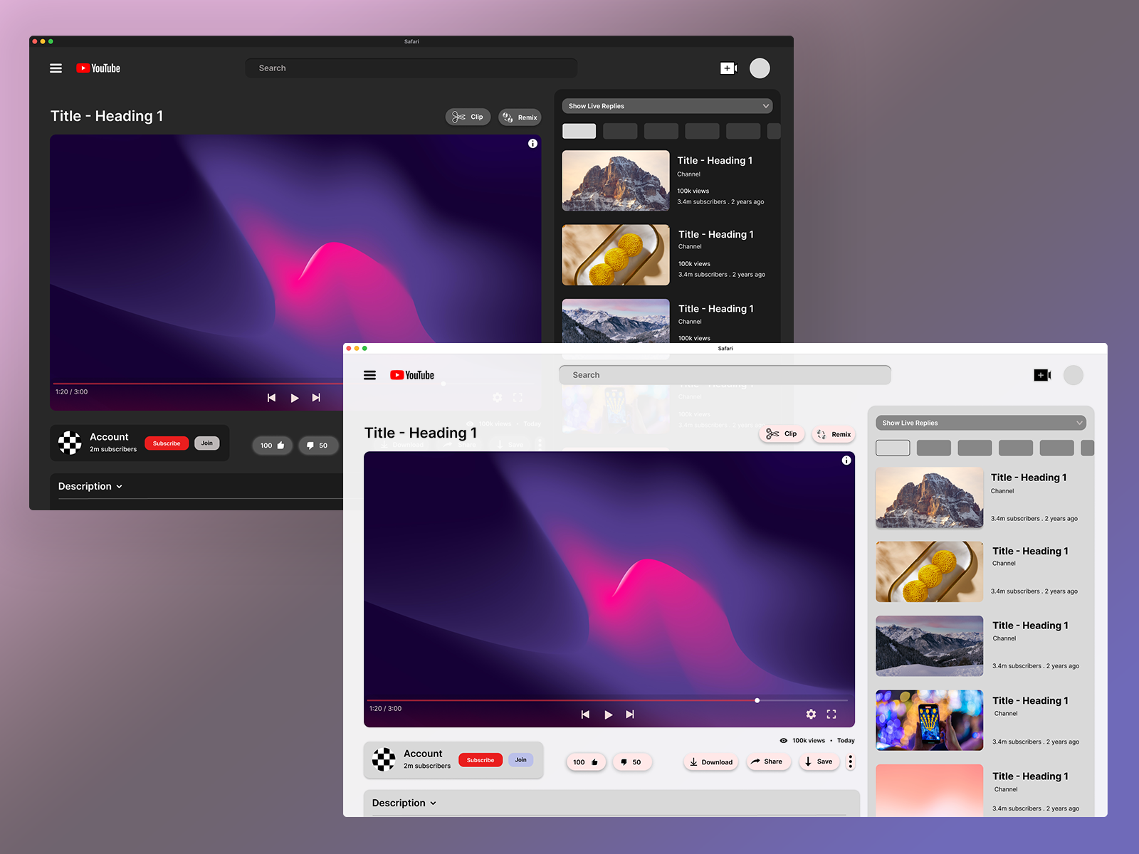 Youtube Redesigned by Vansh Lalchandani on Dribbble