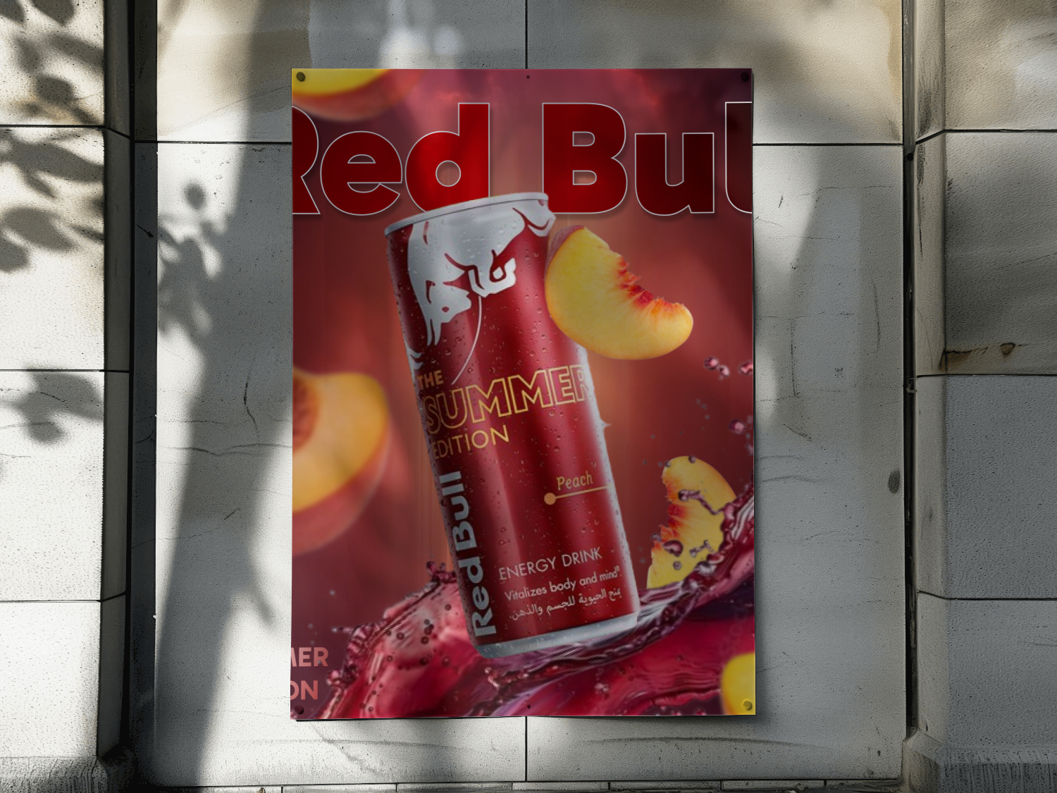 RED BULL Summer Edition Post Design by Krishna Sharma on Dribbble