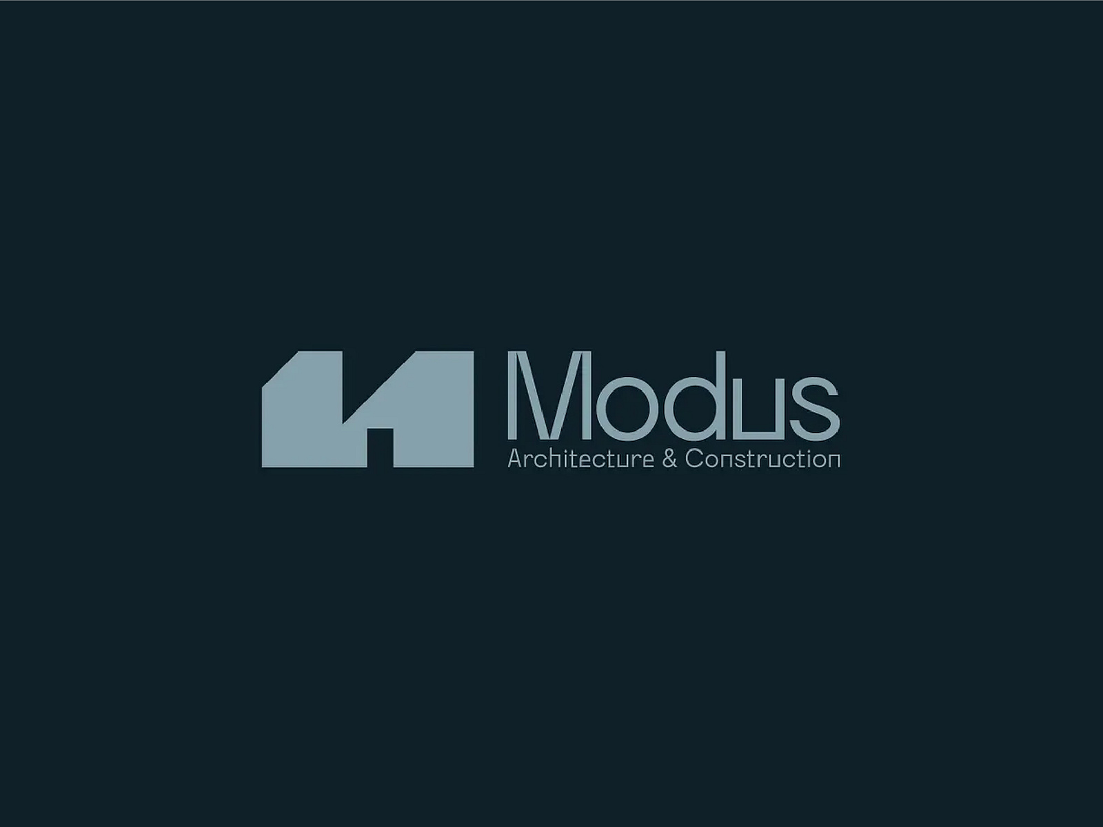 Modus Architecture Logo Design by PegasusMark.com on Dribbble