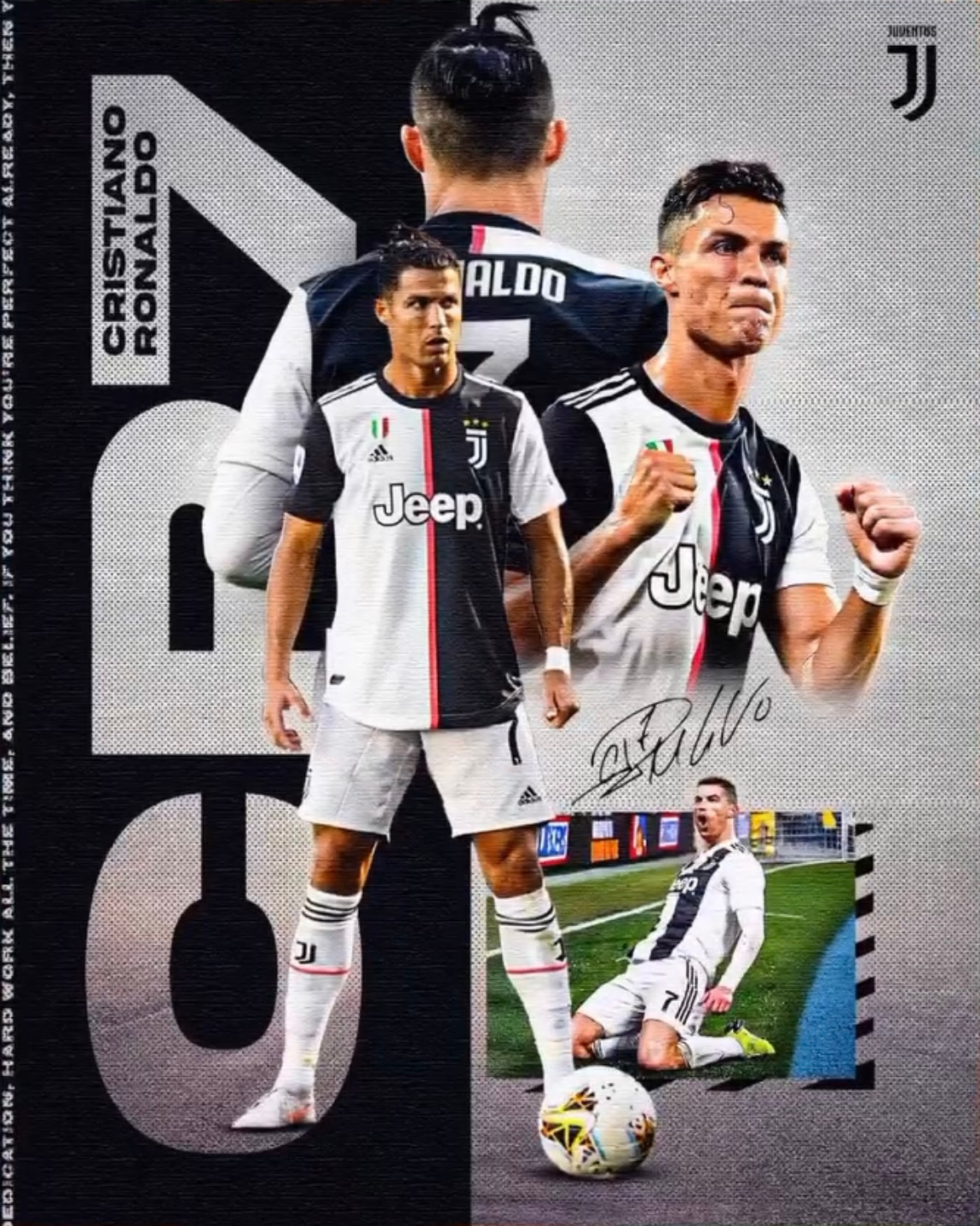 Cristiano Ronaldo Graphic Poster for Football Fans. by Anayat Haque ...