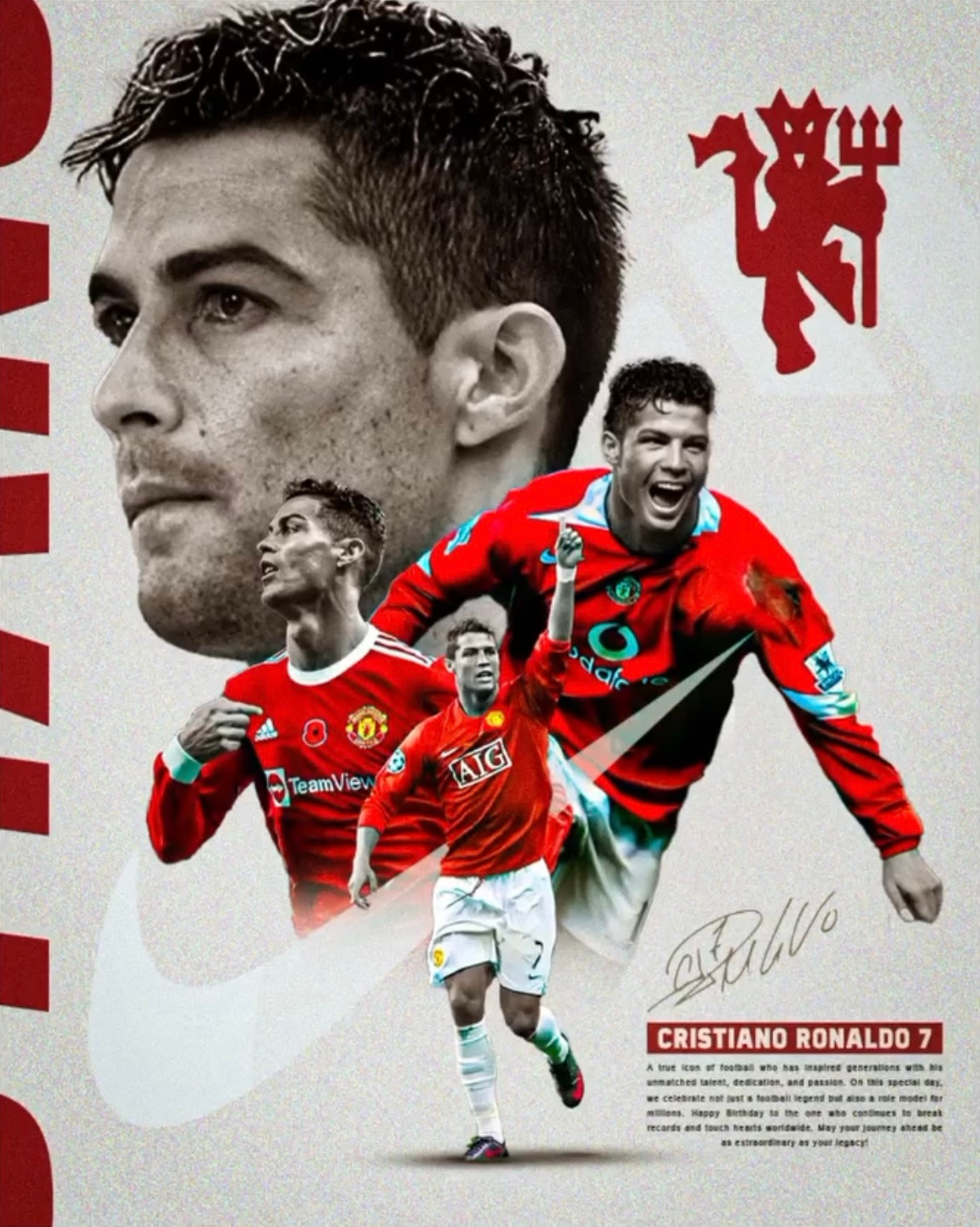 Cristiano Ronaldo Stylish Poster for Sport Wall Decor. by Anayat Haque ...