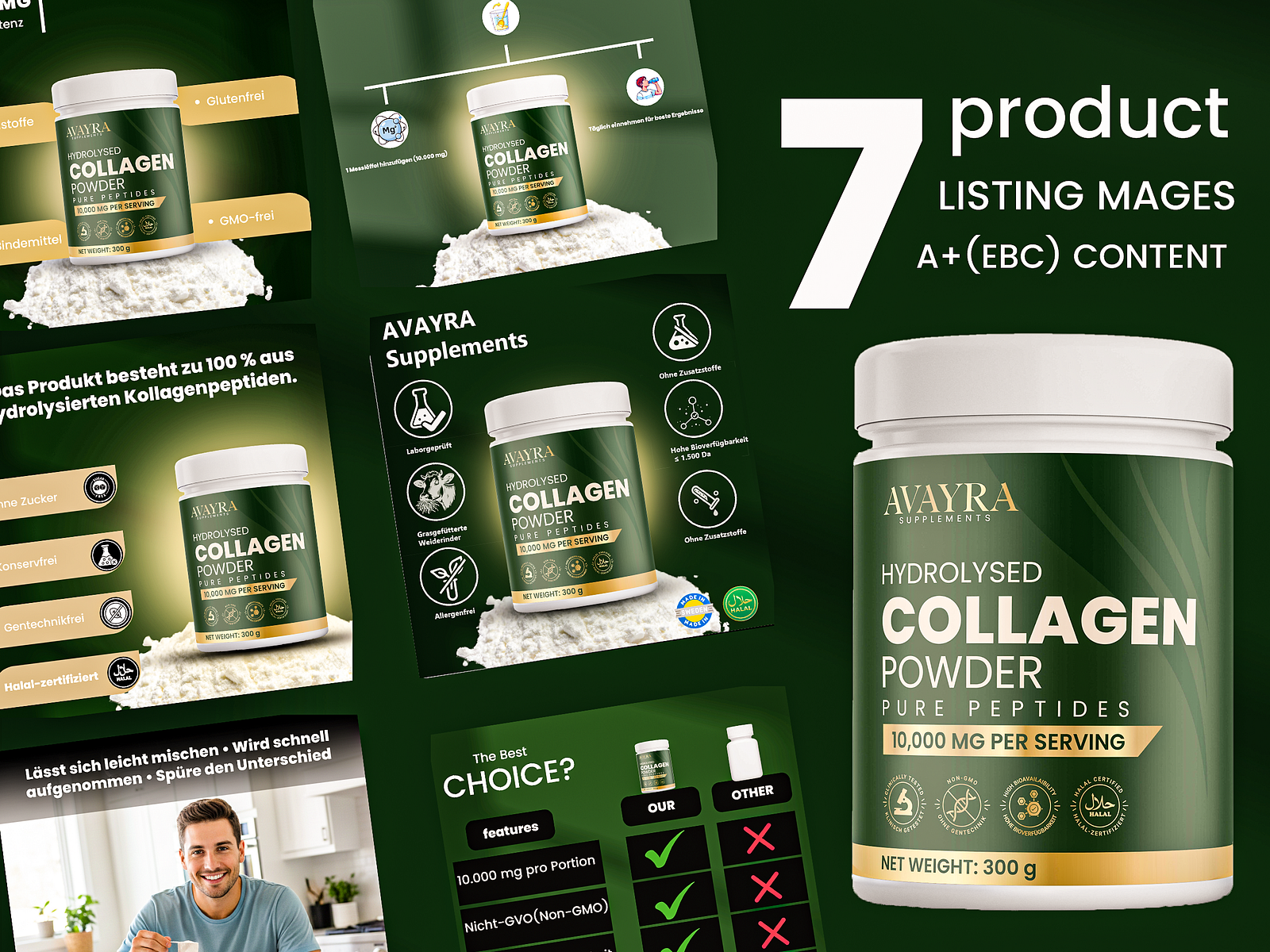 Amazon listing images design premium by Aura Ideas on Dribbble