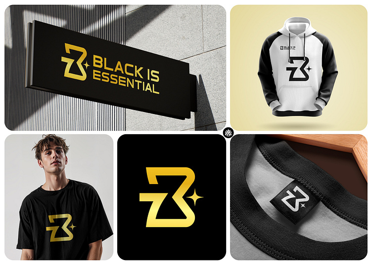 B7 Black is Essential Logo Design by Abu Taher on Dribbble