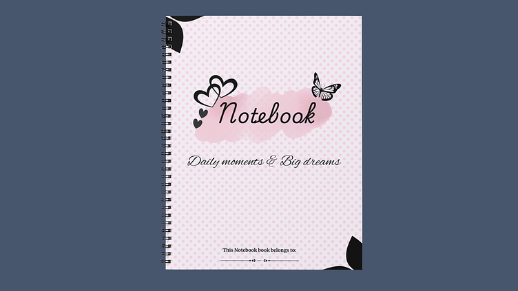 Professional printable Pink Aesthetic Notebook by Mabroka Khalid on ...