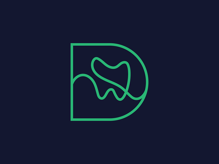 Letter D Dental Tooth Logo by moh elsheikh on Dribbble