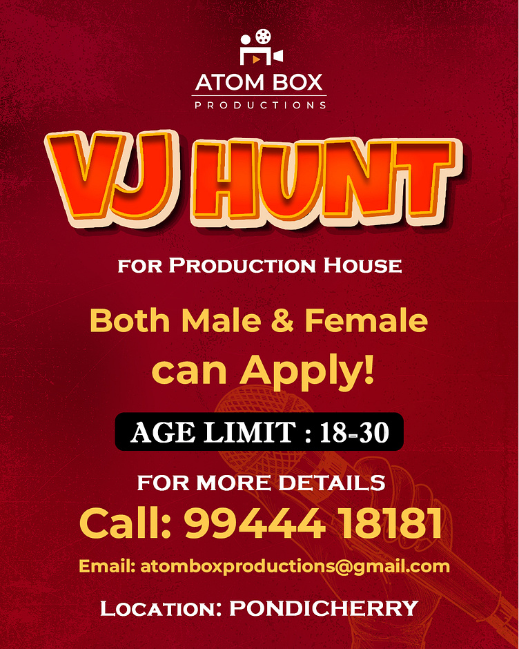 Atom Box Productions by Ramanathan R V on Dribbble