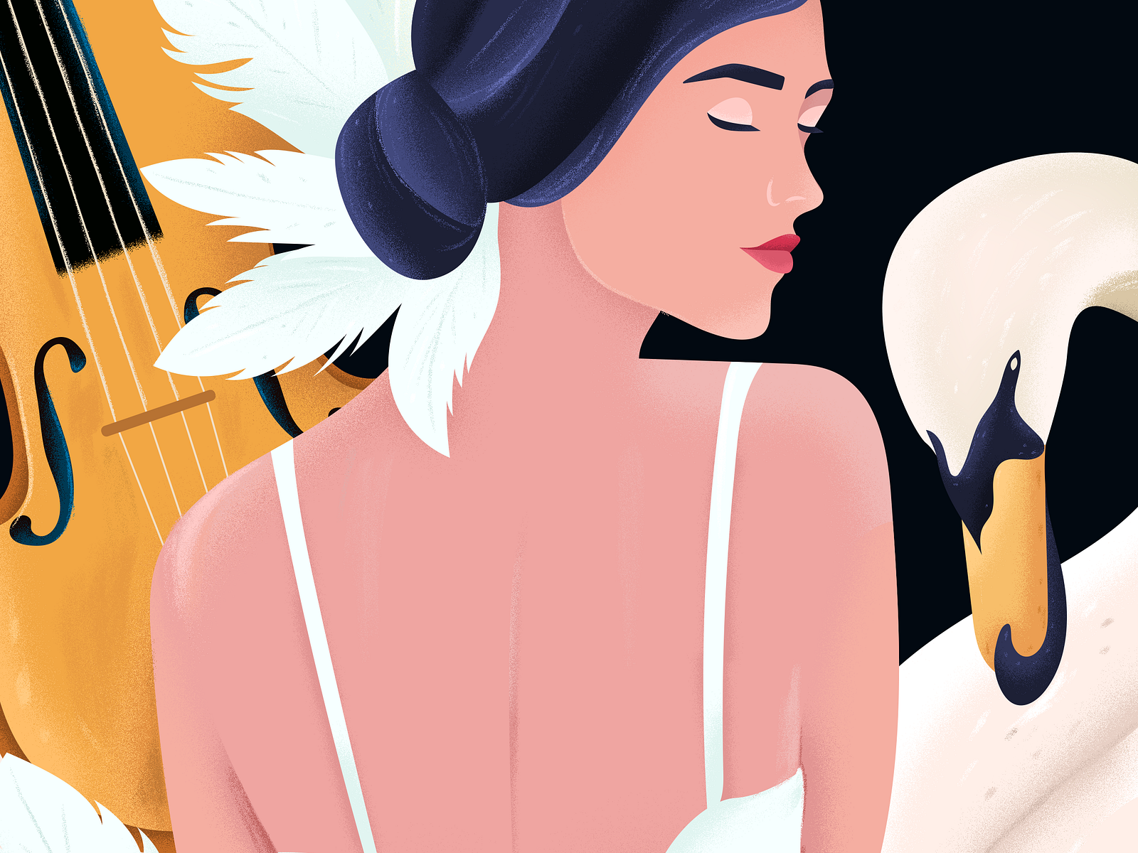 Poster Illustration by ana mumladze on Dribbble