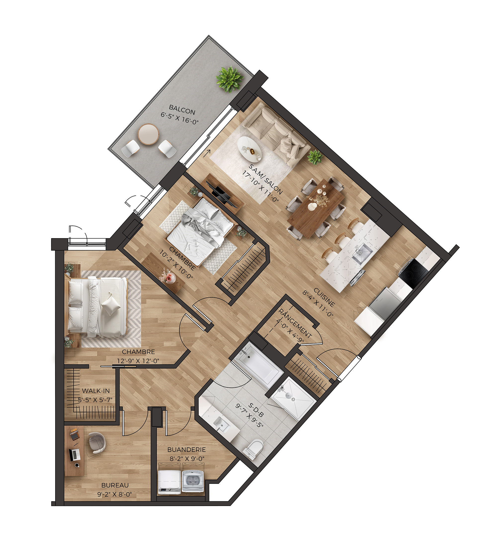 2D Realistic floor plans for the Real Estate sales office by Daryna ...