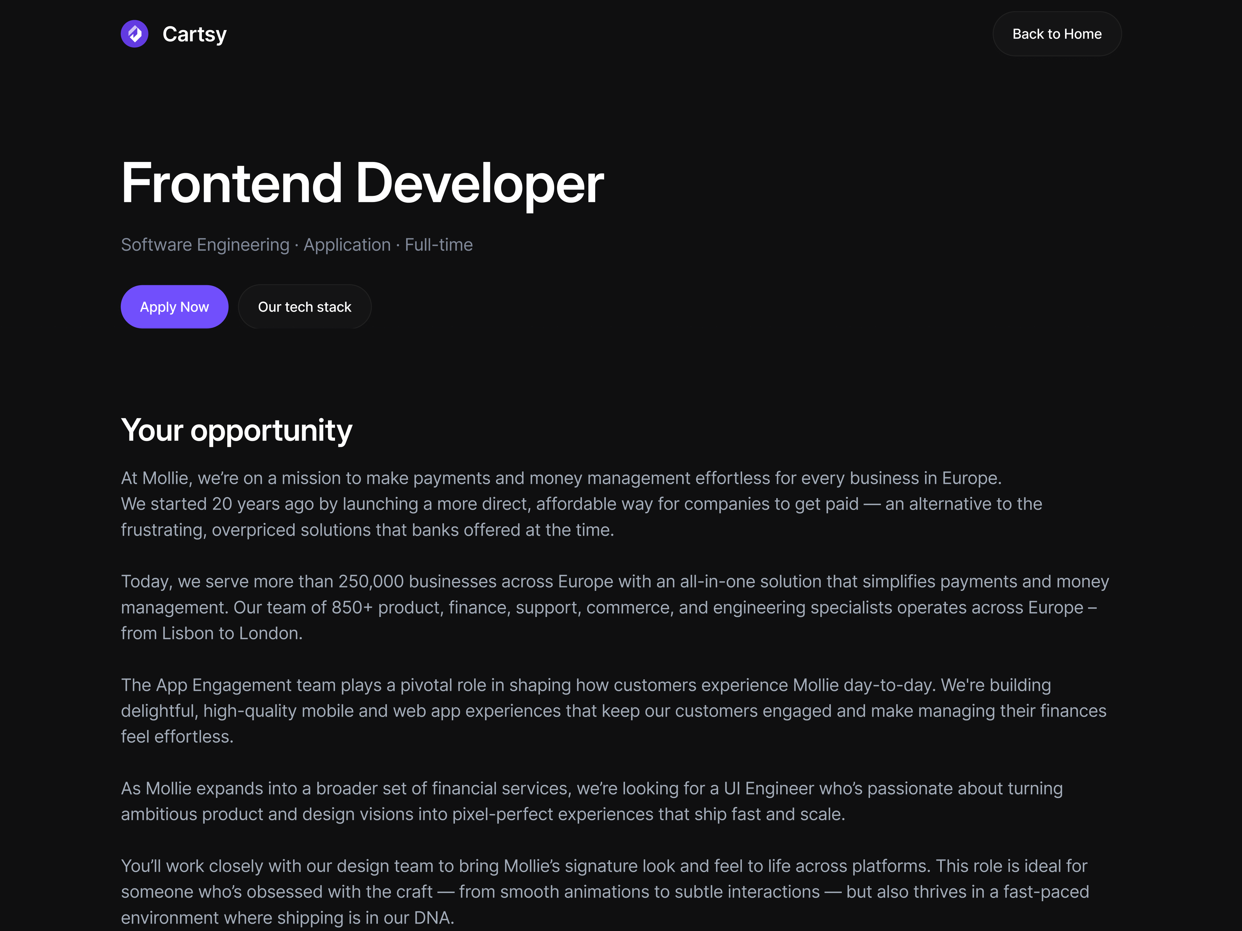 Website Career Page: Job Detail & Benefits Experience by Keitoto on ...