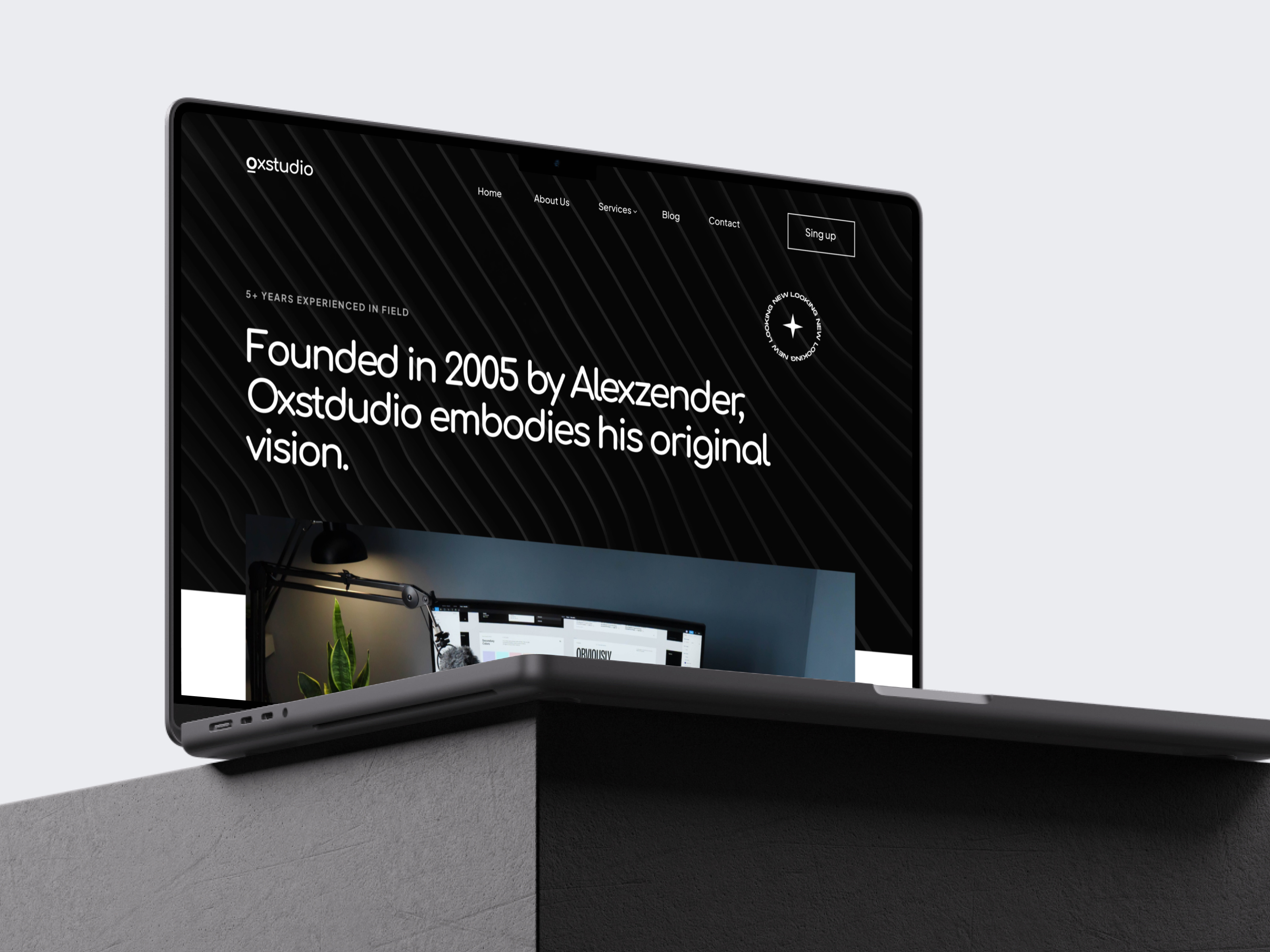 Agency Website by Oripio on Dribbble