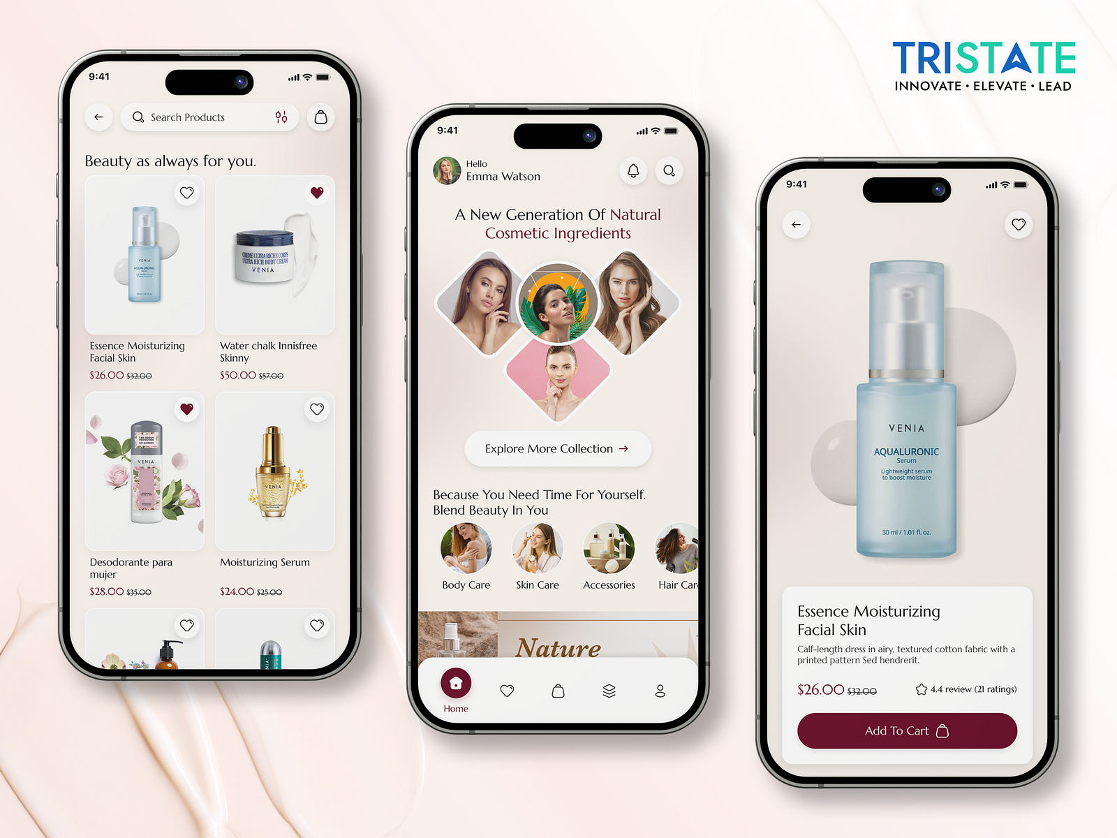 Cosmetic Shopping App UI - Beauty & Skincare Experience by TriState ...