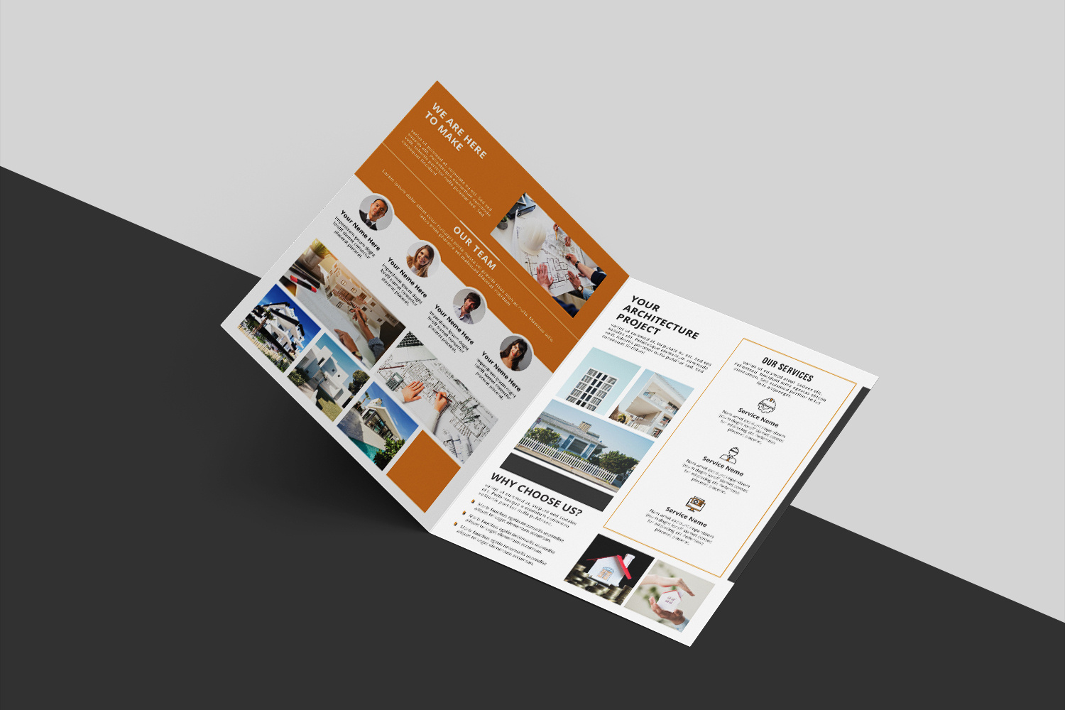 Architecture Brochure Template by Mukhlasur Rahman on Dribbble