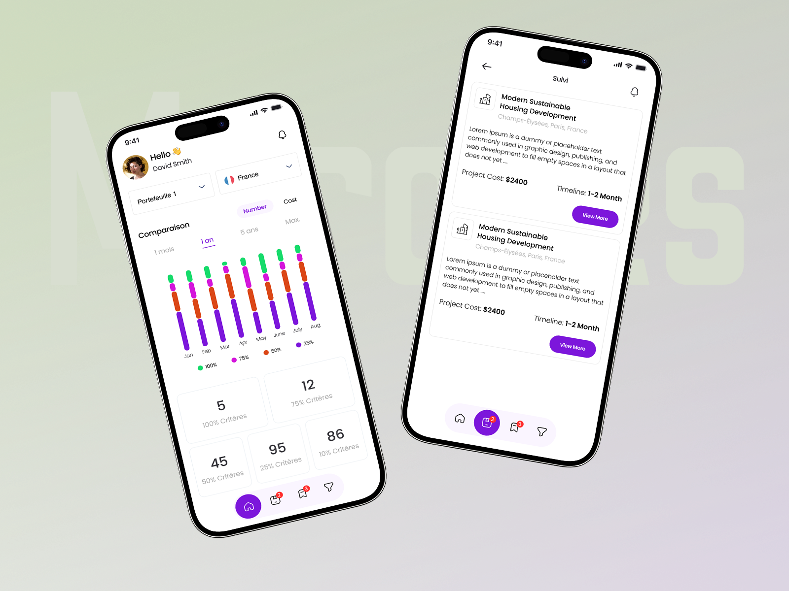 Marchés – A French Tender Management App by arunav rahul on Dribbble