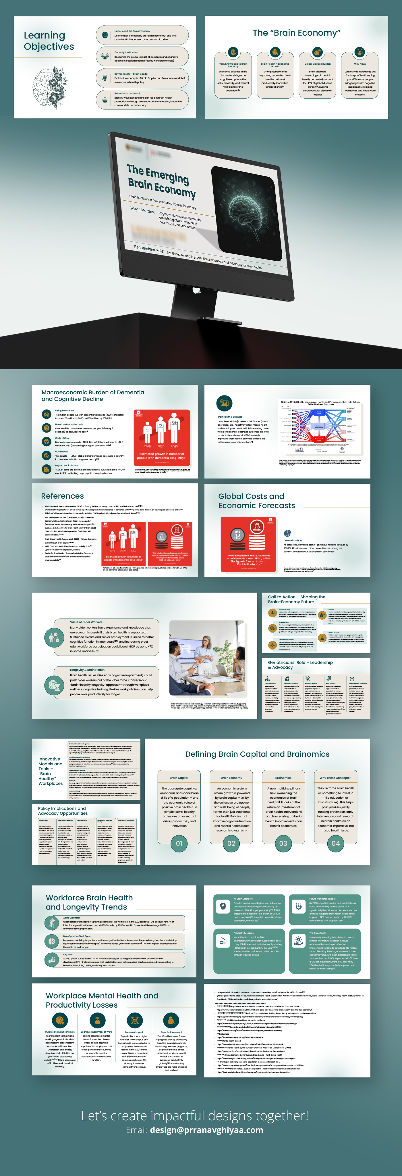 The Emerging Brain Economy | Pitch Deck Presentation by Prranav Ghiyaa ...