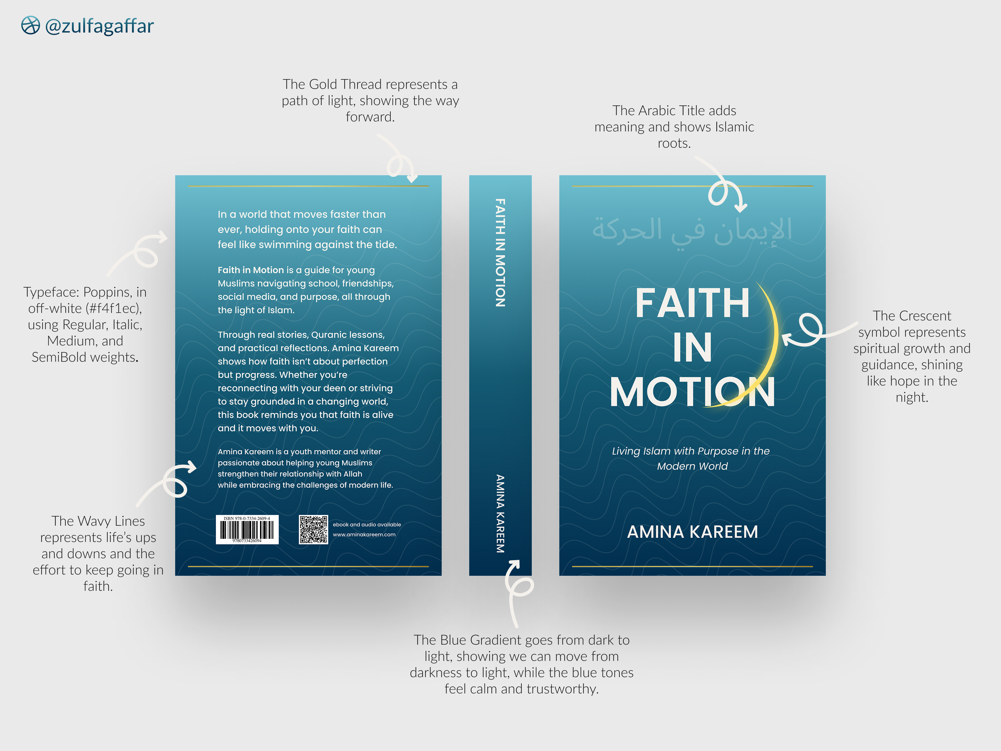 Book Cover Design Concept by Zulfa Gaffar on Dribbble