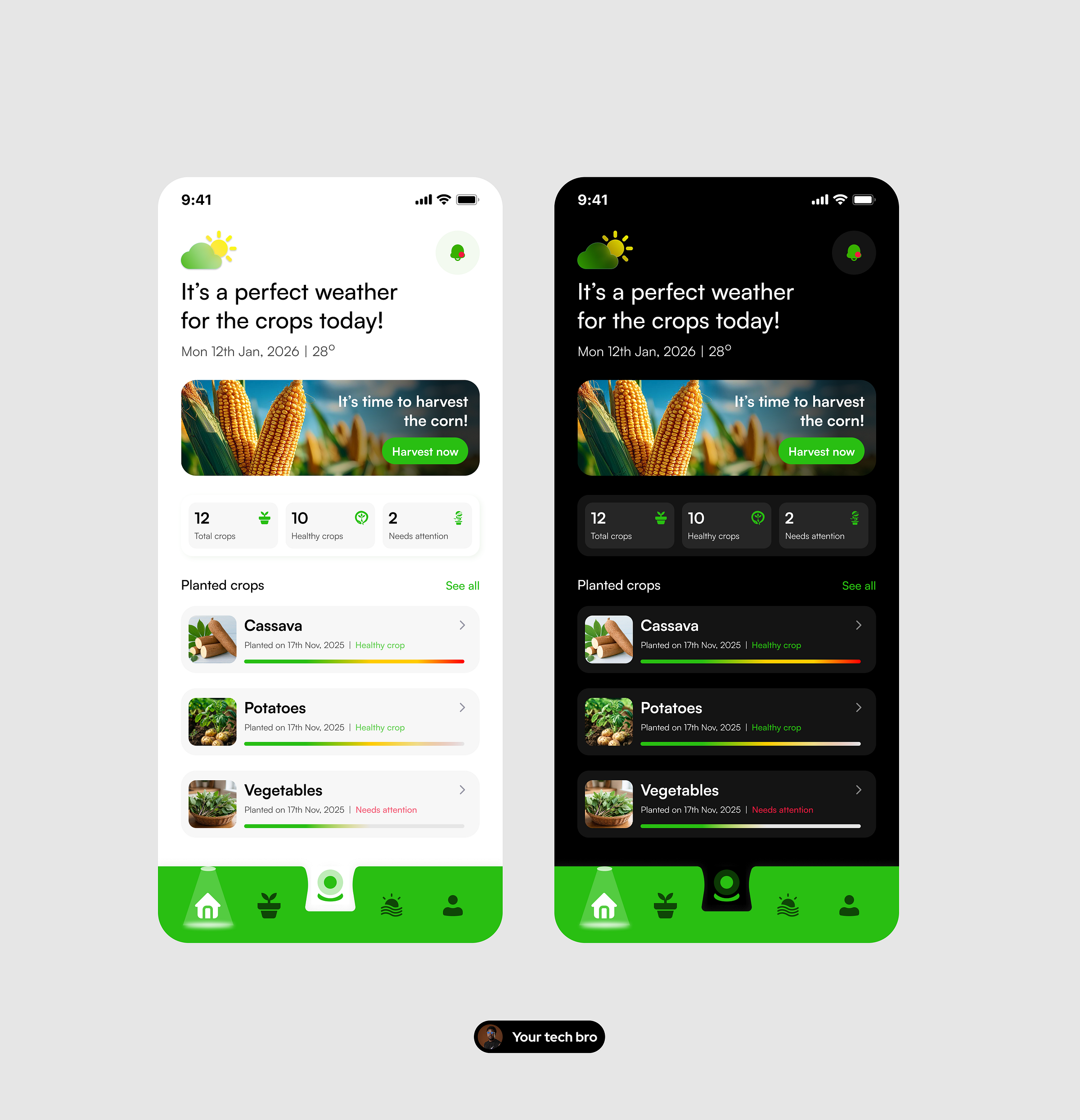 Farm management mobile app ui by Jelil Ajao on Dribbble