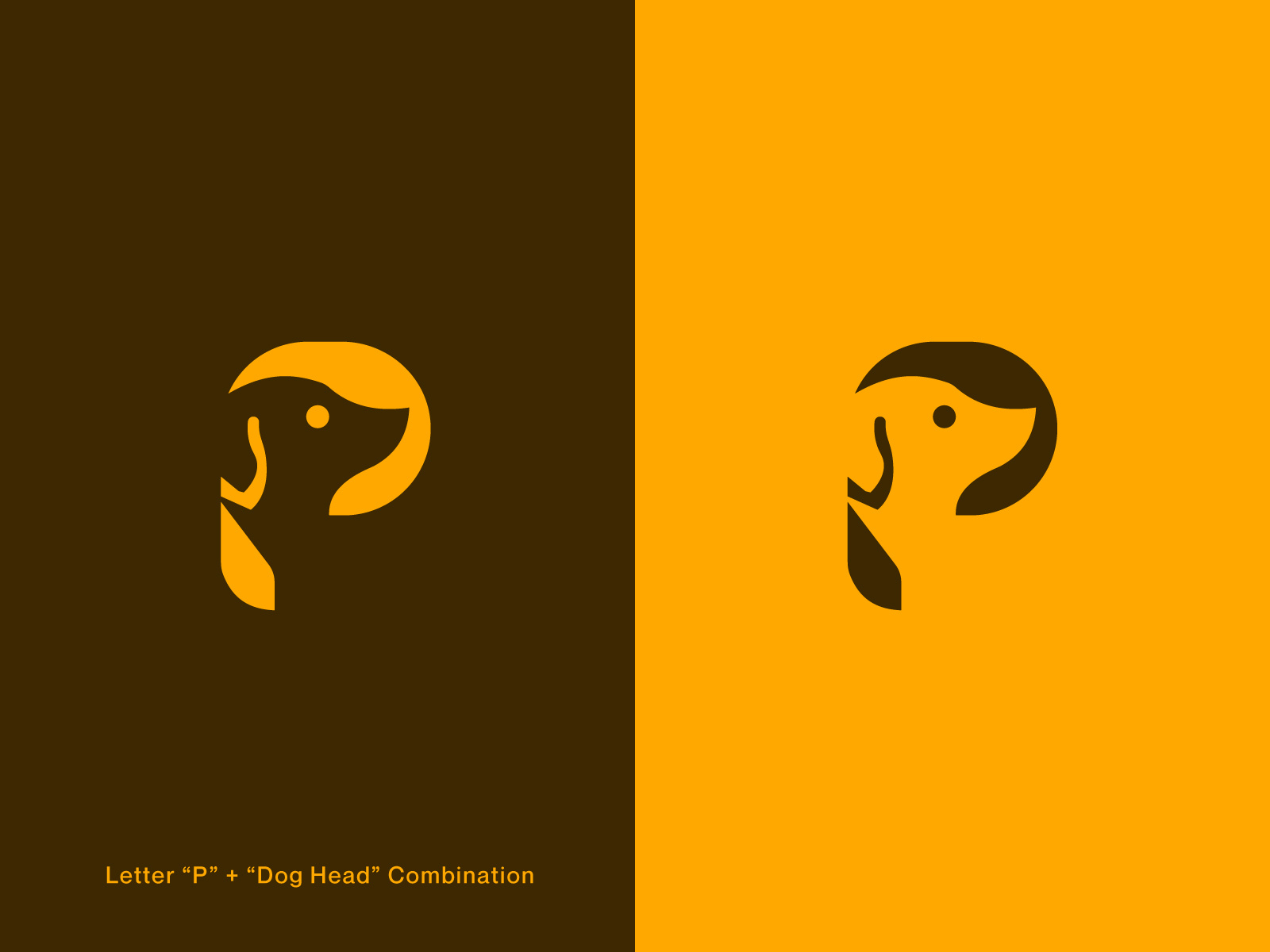 Letter P Dog Logo Design / For Sale! by Alamgir Brands on Dribbble