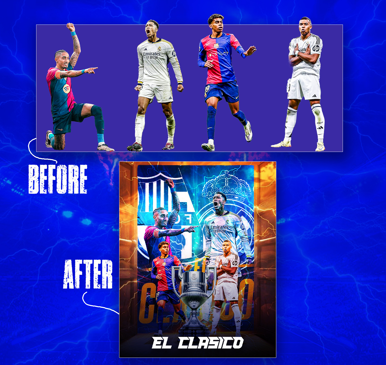 EL CLÁSICO | Rivalry Redefined Poster by Protim Dey on Dribbble