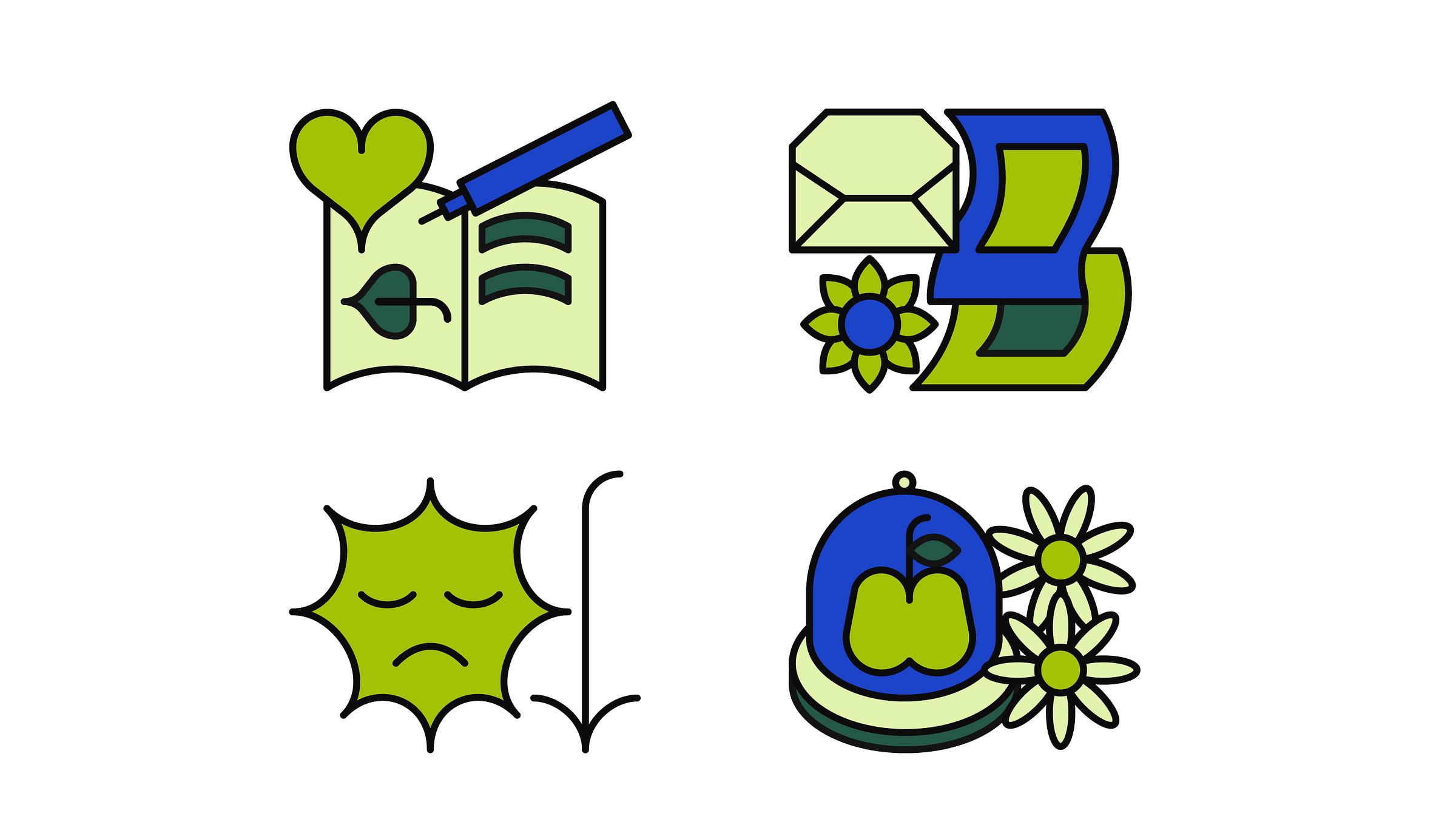 Iconography report by Ana Cuna on Dribbble