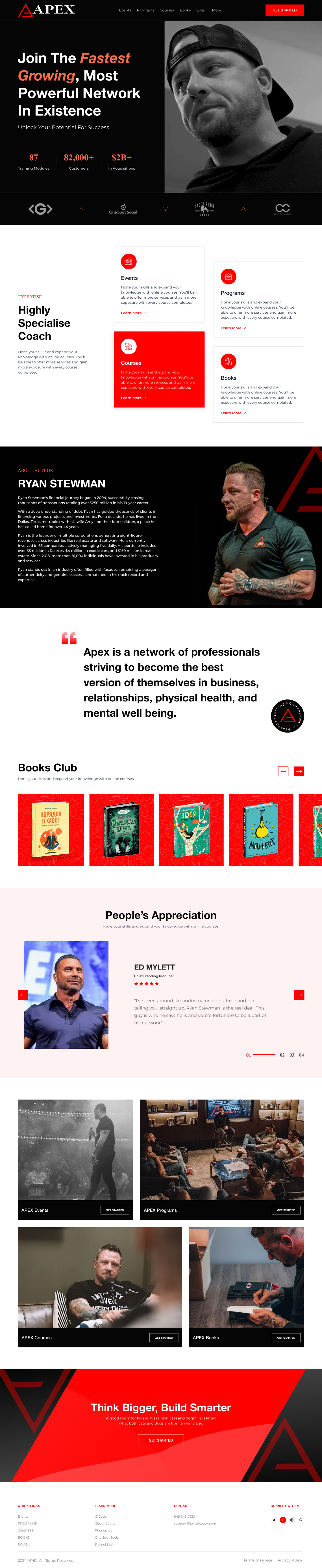 APEX – Personal Branding Landing Page by Israj khan on Dribbble