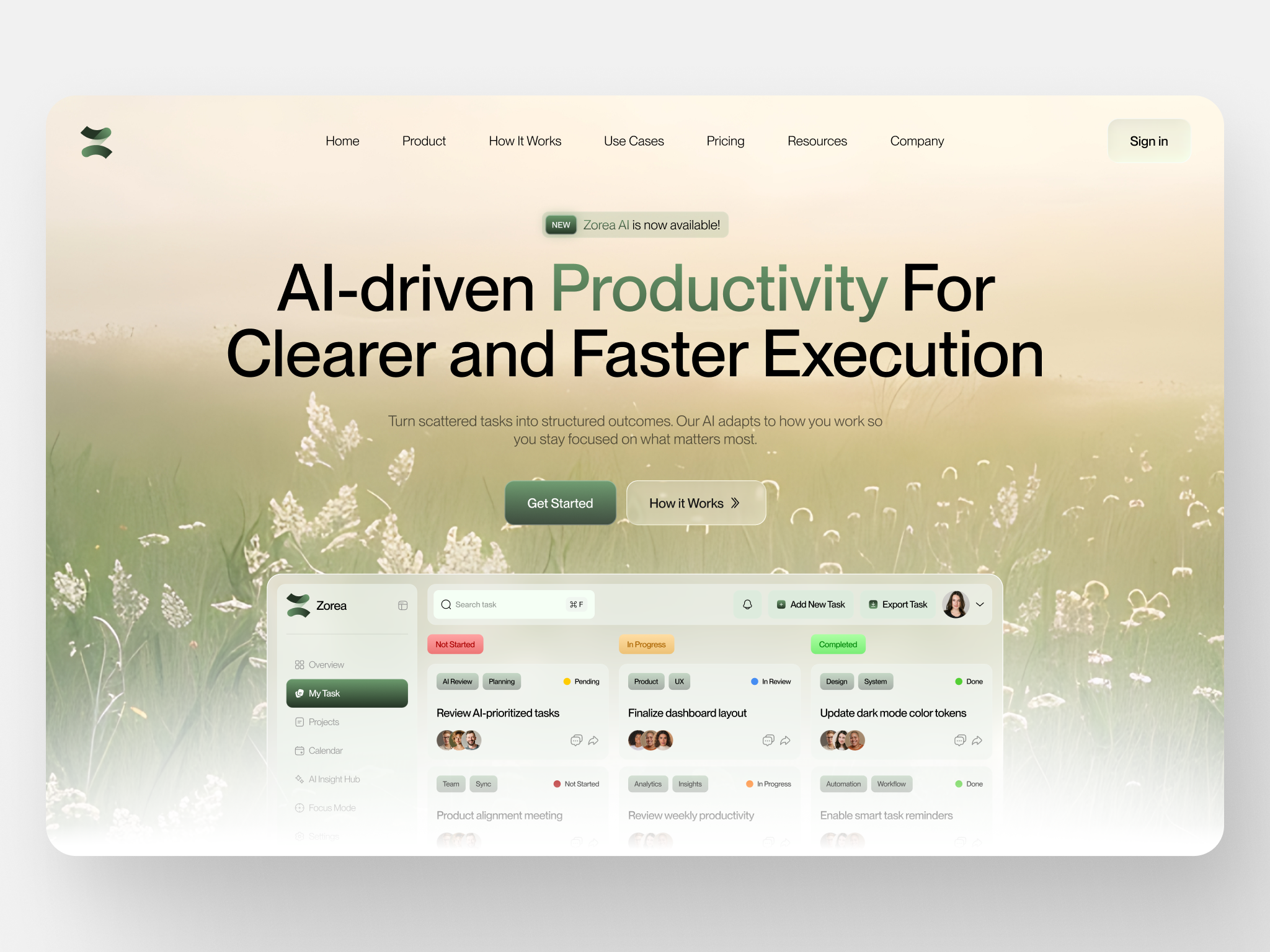 Zorea - AI Saas Productivity Website by Permadi Satria Dewanto for ...