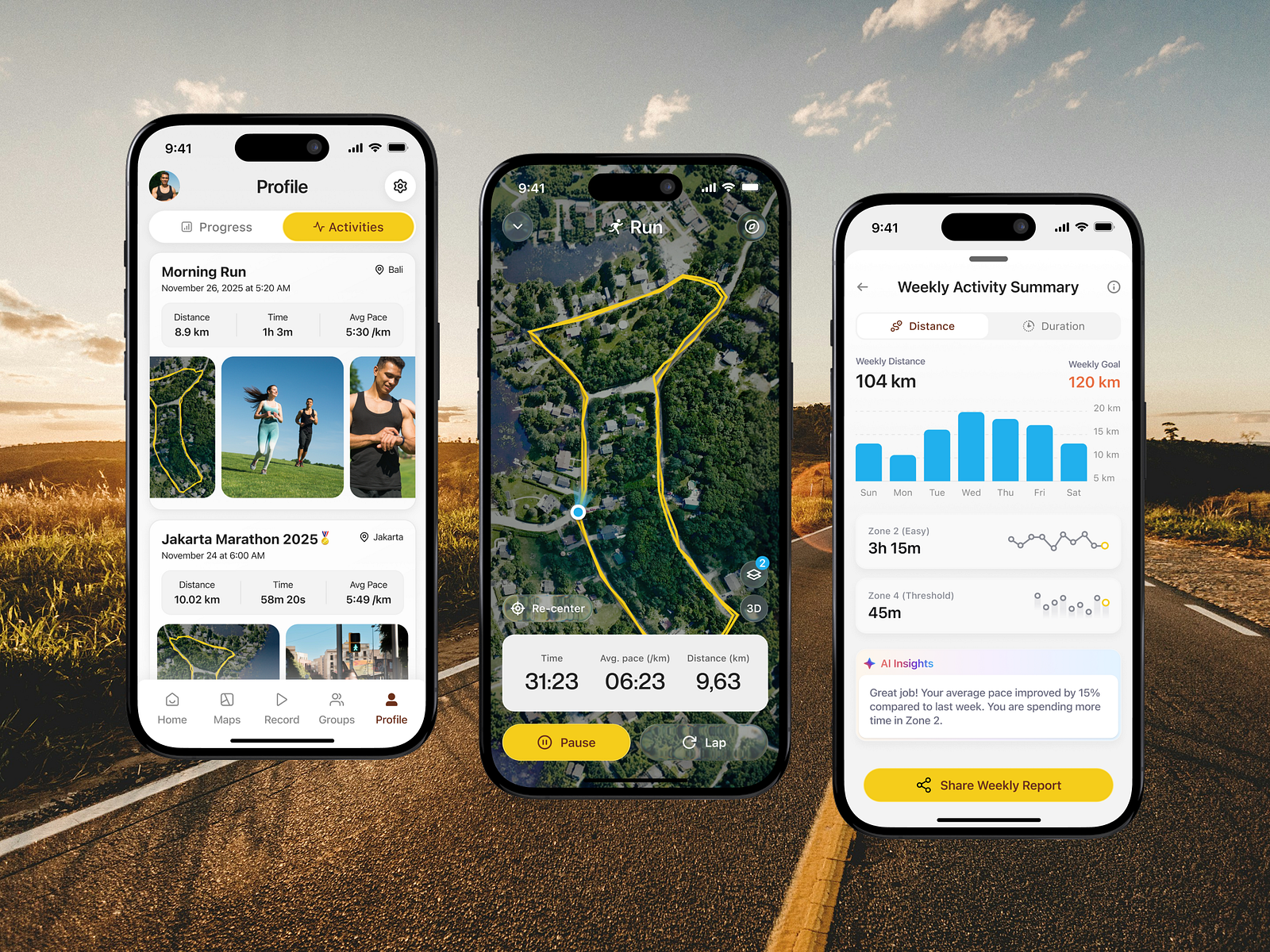 Running Mobile App by Product SAAS for Cansaas on Dribbble