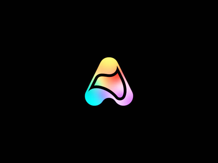 Colorful Abstract Letter A Logo with Fluid Gradient Shape by Abdul ...