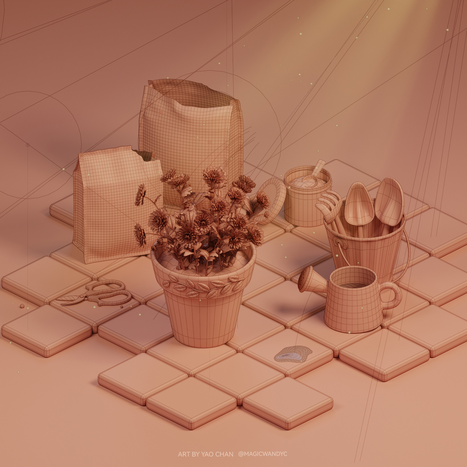 Sunlight Delivery by Yao Chan on Dribbble