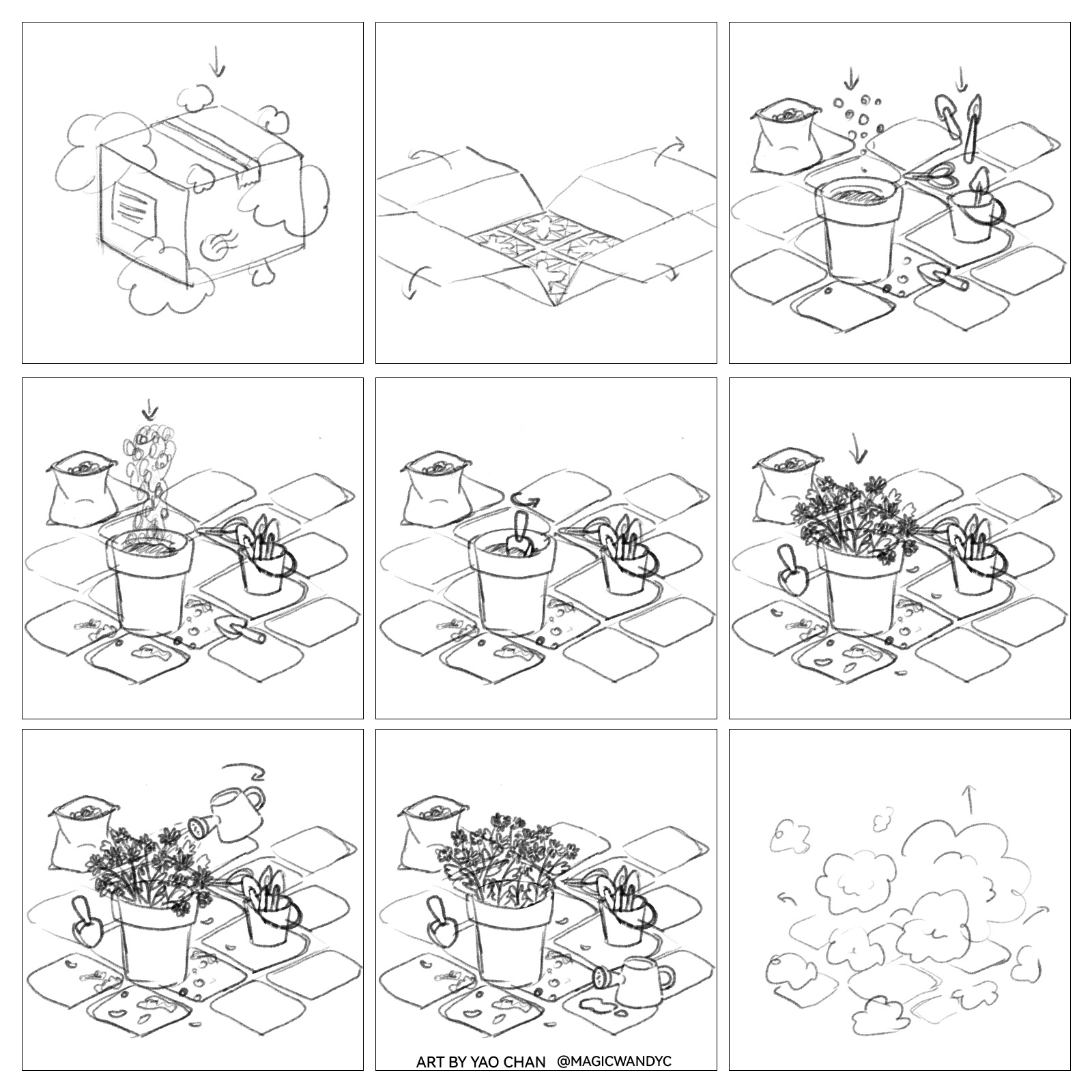 Sunlight Delivery by Yao Chan on Dribbble