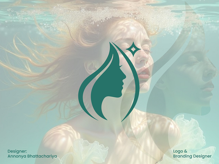 skin care logo, logo design, branding by Annonya Bhattachariya on Dribbble