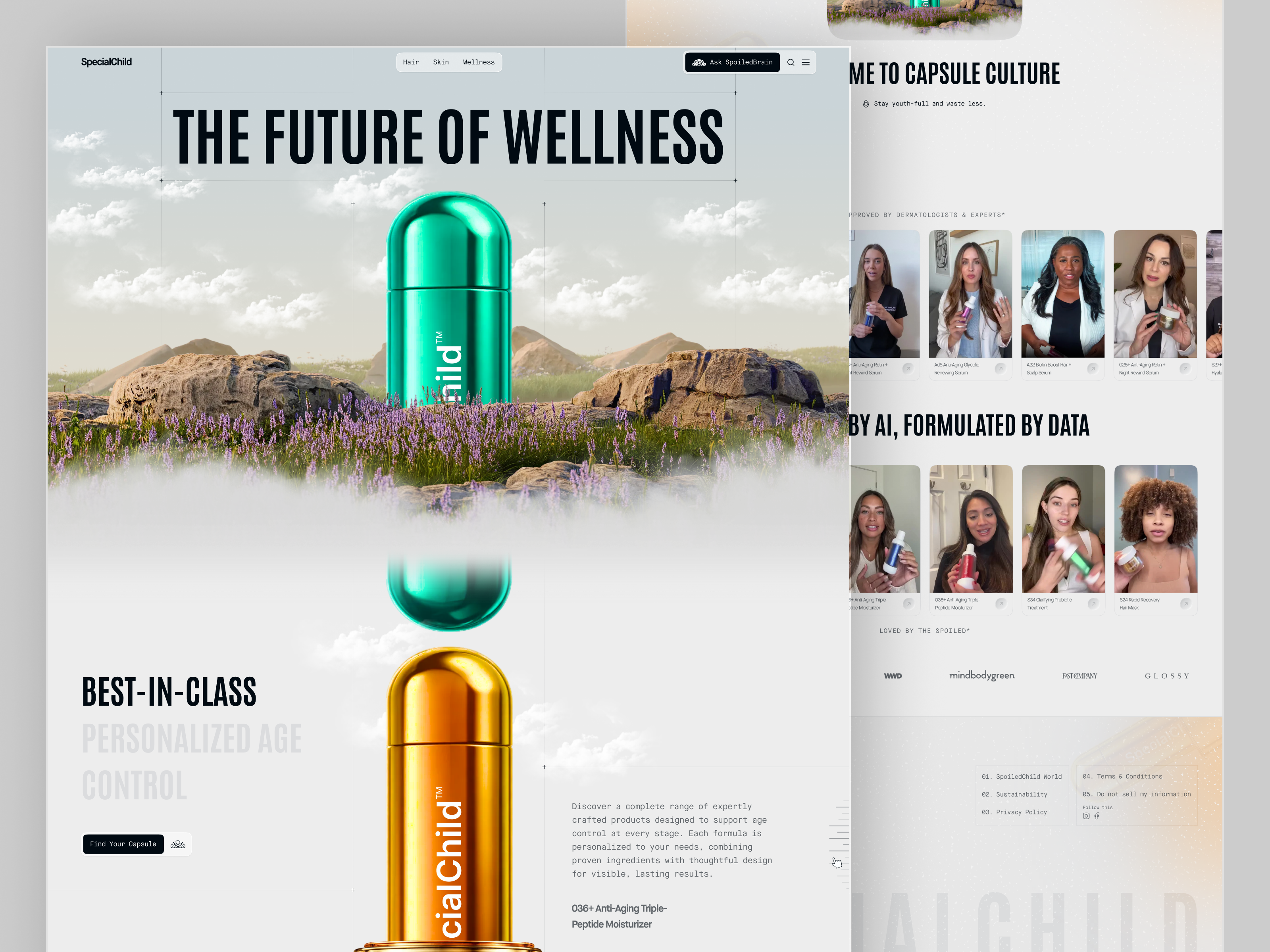 AI-Powered Health & Wellness Website Design by RAIHAN on Dribbble
