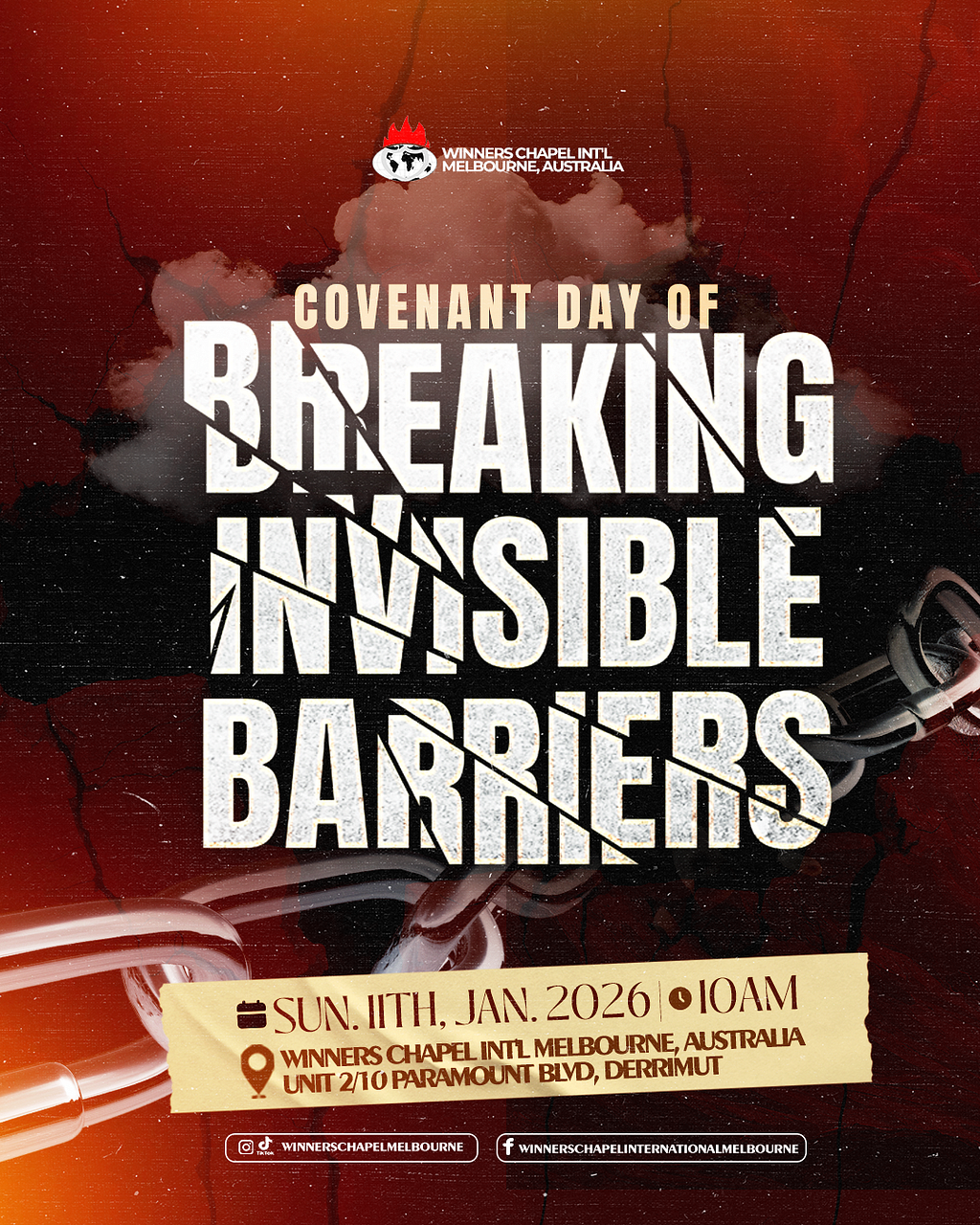 Covenant day of Breaking Invisible Barriers by Emmanuel Joshua on Dribbble