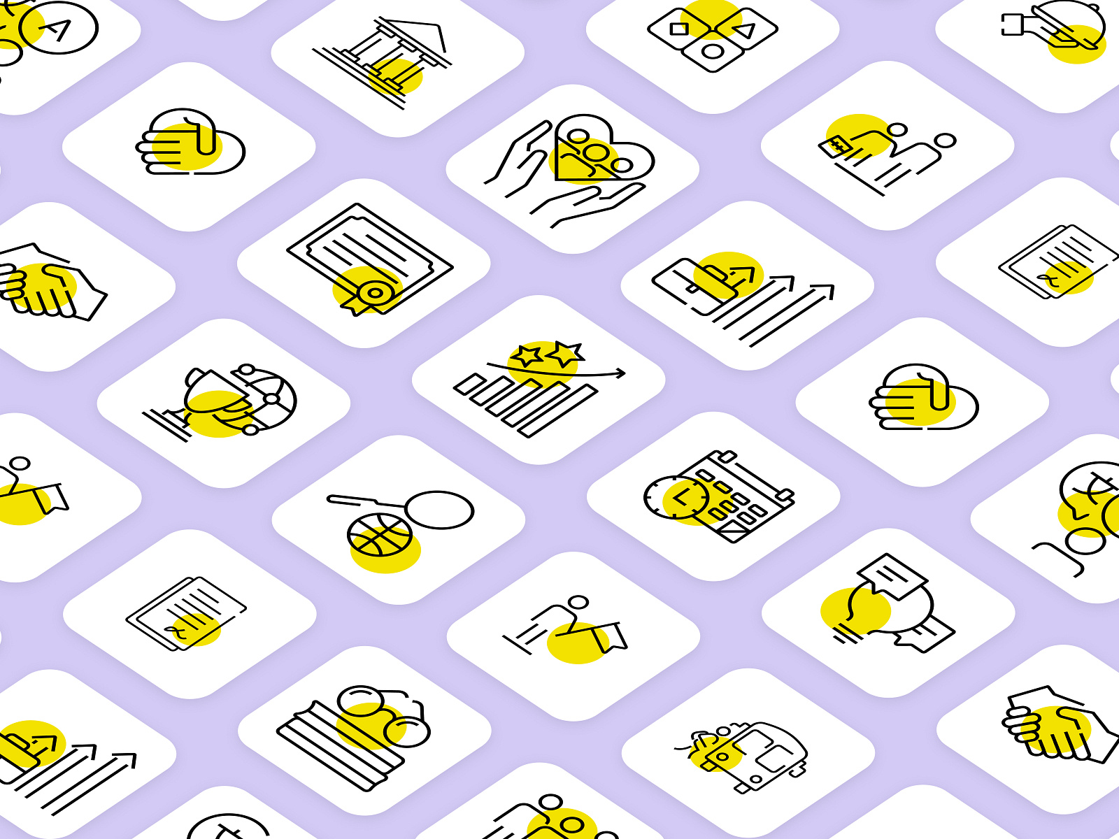 A Custom Icon Set for a Cohesive Interface by Make the Grade on Dribbble