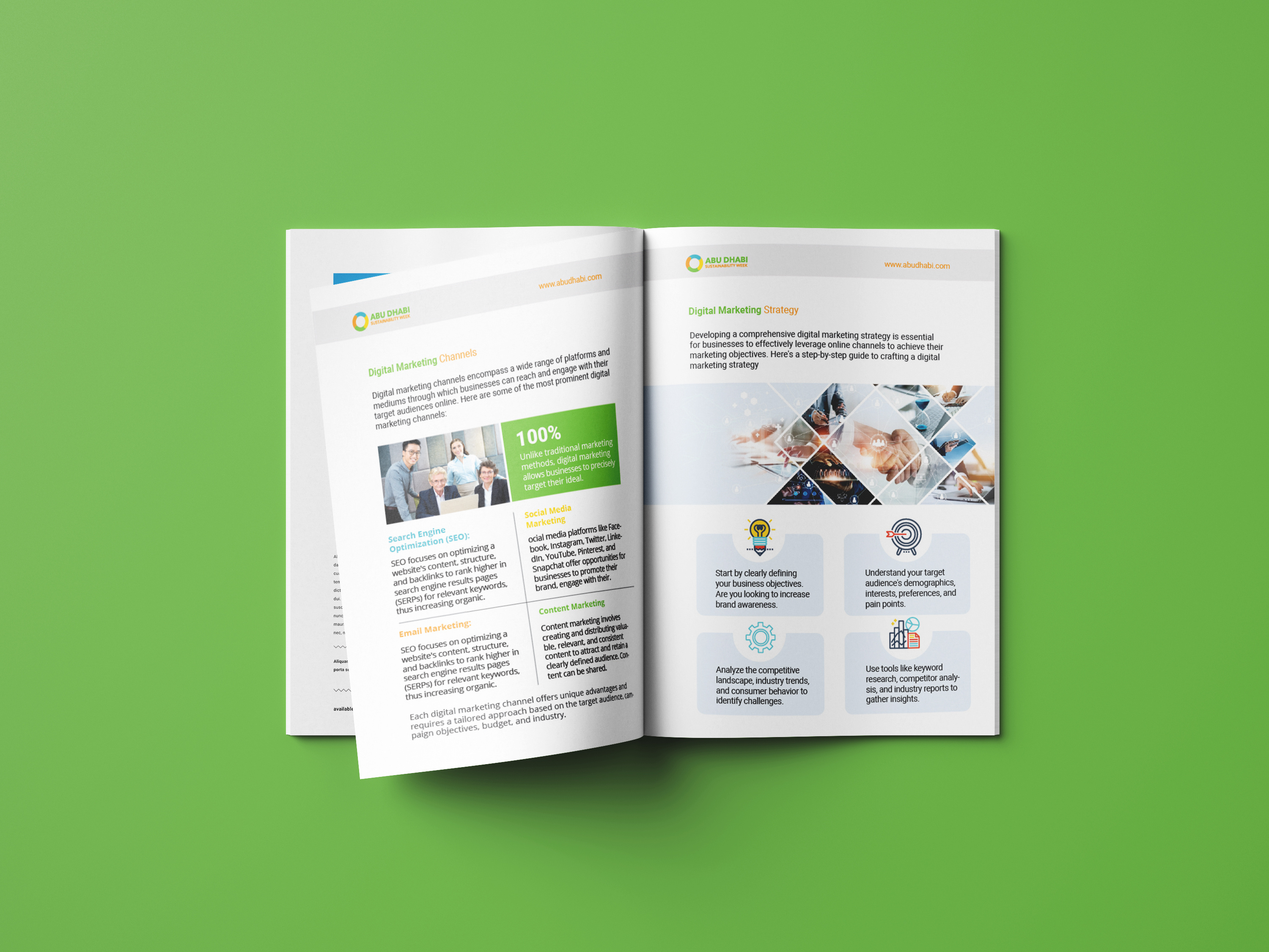 Digital Marketing Agency Catalog Design by MD RAFIQUL ISLAM on Dribbble