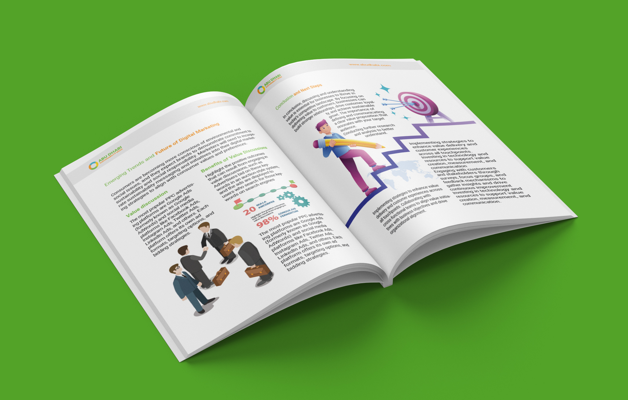 Digital Marketing Agency Catalog Design by MD RAFIQUL ISLAM on Dribbble