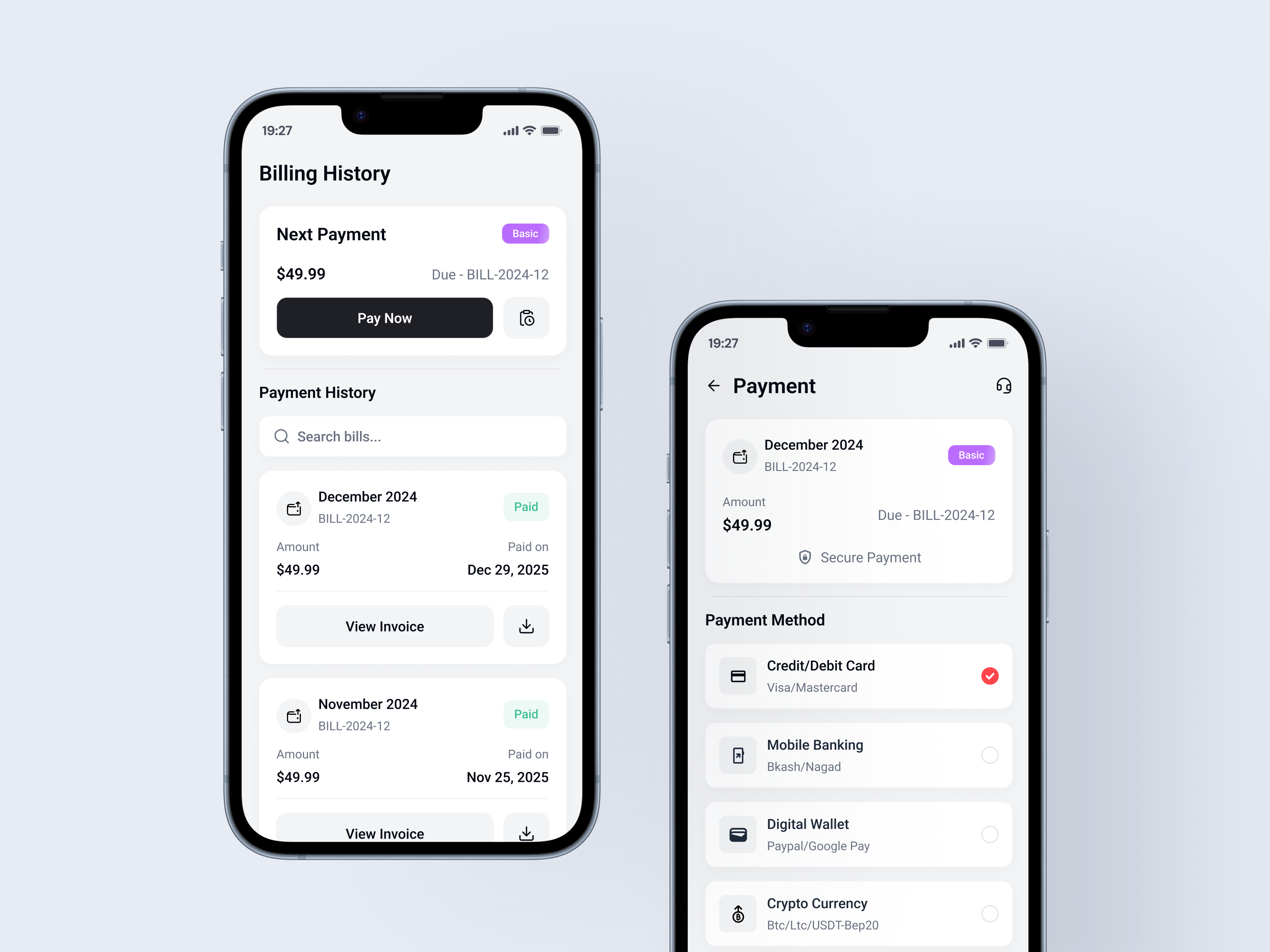 Payment Flow & Broadband Billing – Mobile App UI/UX by Naimul Hasan ...