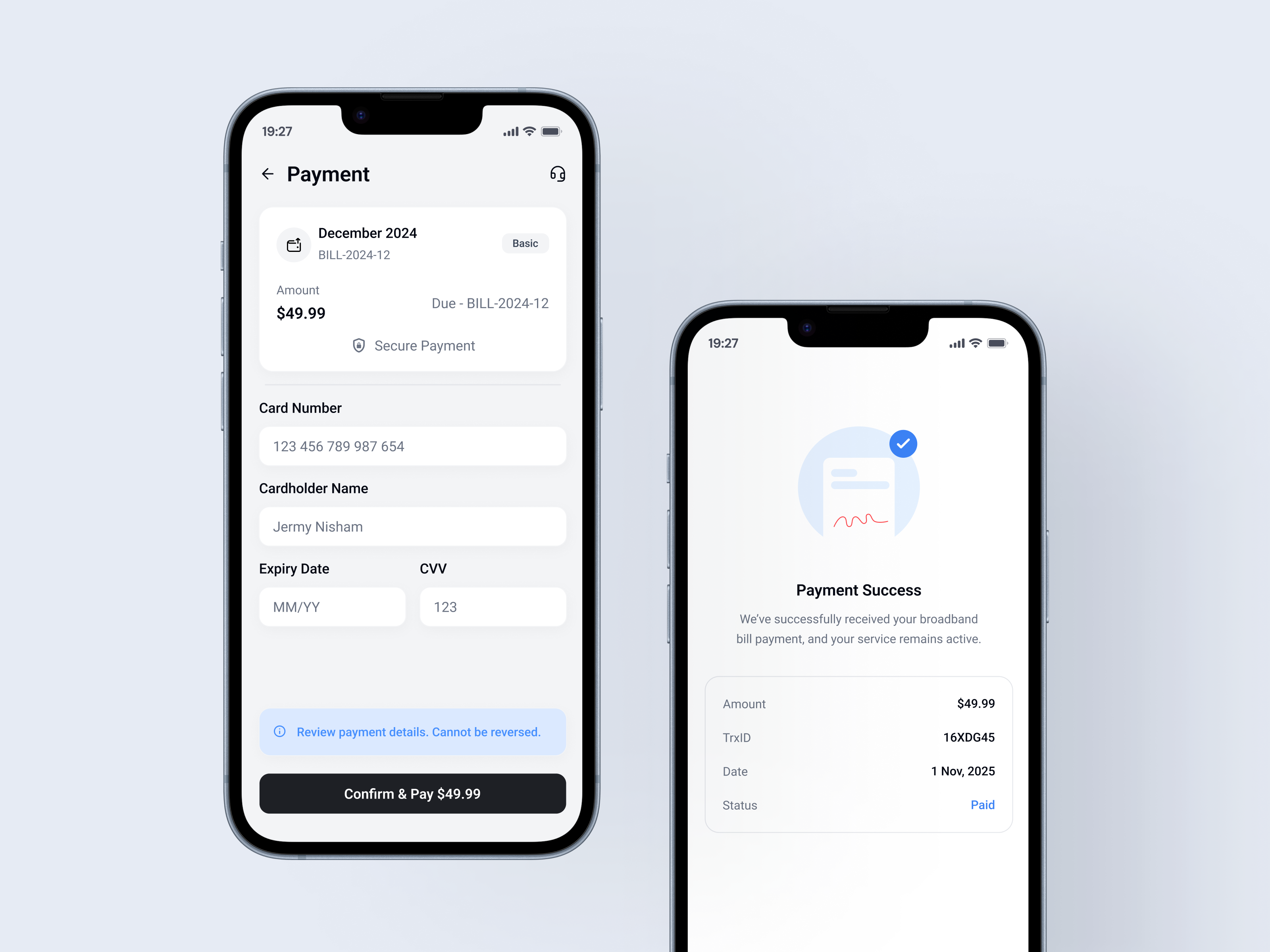Payment Flow & Broadband Billing – Mobile App UI/UX by Naimul Hasan ...