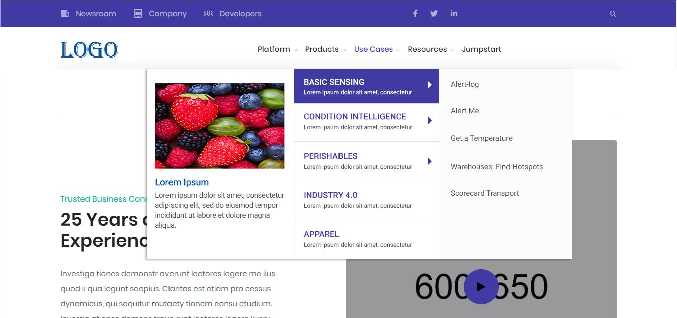 Mega Menu by Priyanka Kumari on Dribbble
