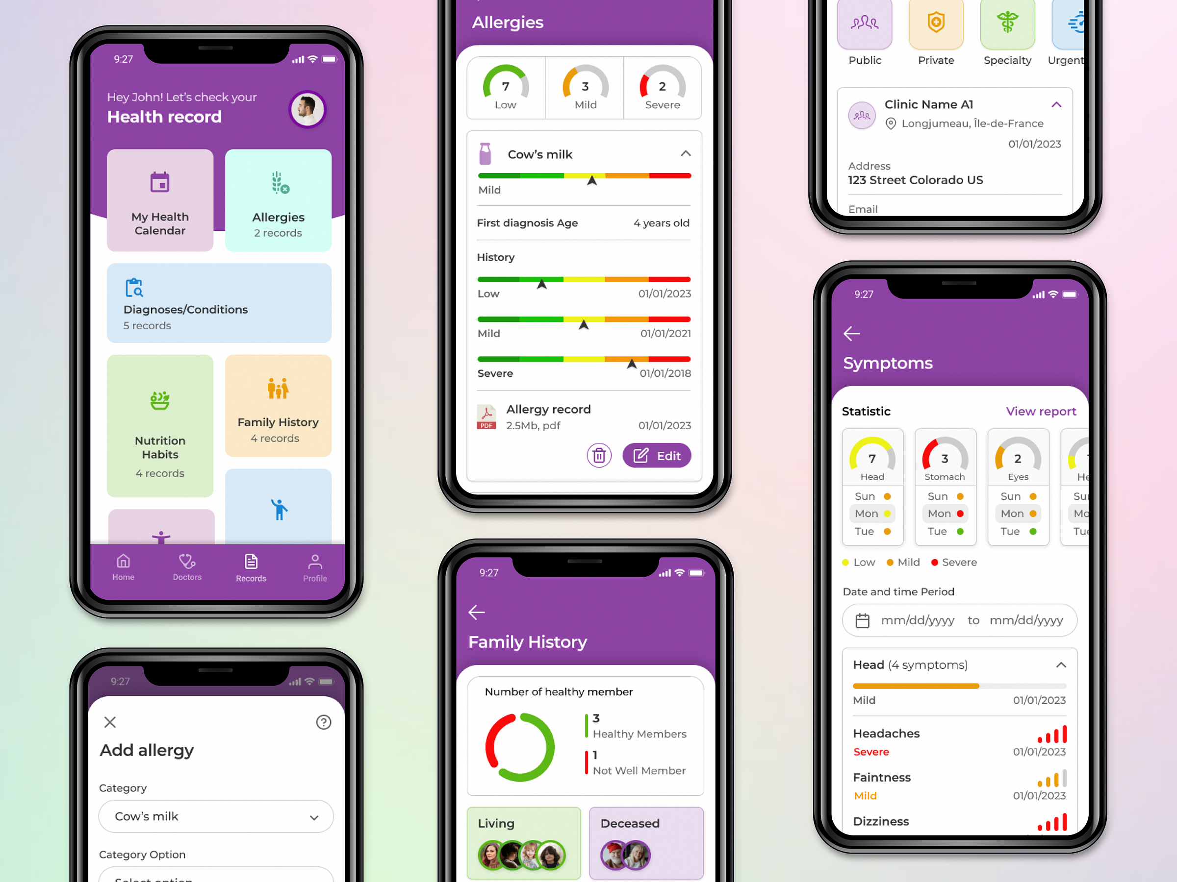 Medication & Health Tracking App by Eng01 on Dribbble