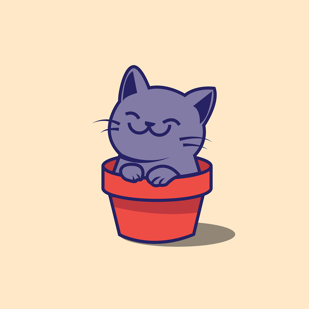 cat vector illustration by SHEIKH HASINUR RAHMAN on Dribbble